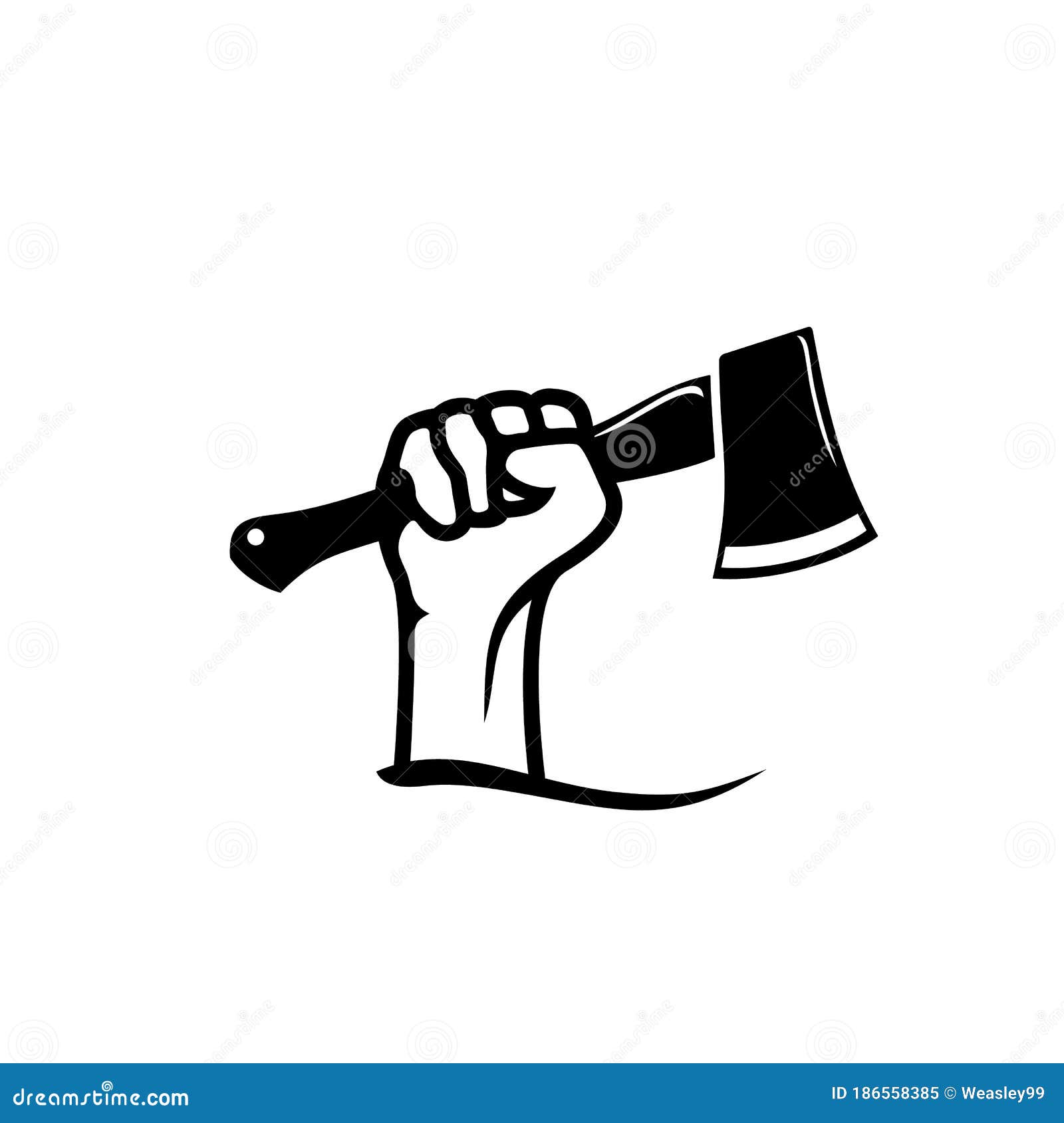 Holding Ax, Axes Logo Design Inspiration Stock Vector - Illustration of ...