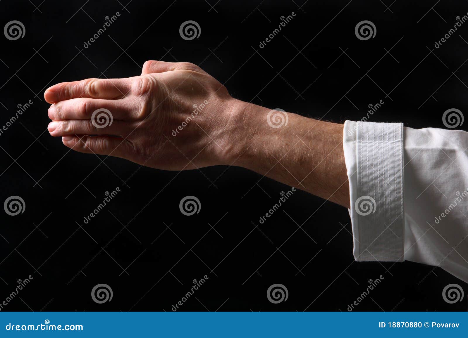Fist. Hand fighter karate stock photo. Image of uniform - 18870880