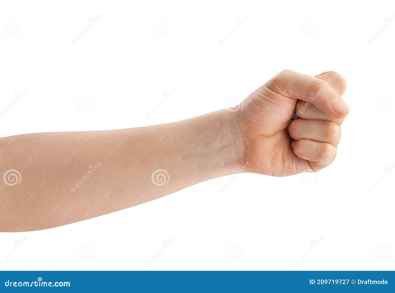 Men Fist Hand Symbol Power Sign On White Background Royalty-Free Stock ...