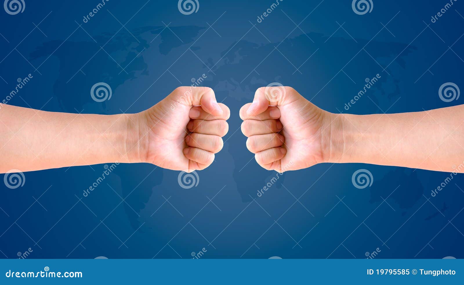 Men Fist Hand Symbol Power Sign On White Background Royalty-Free Stock ...