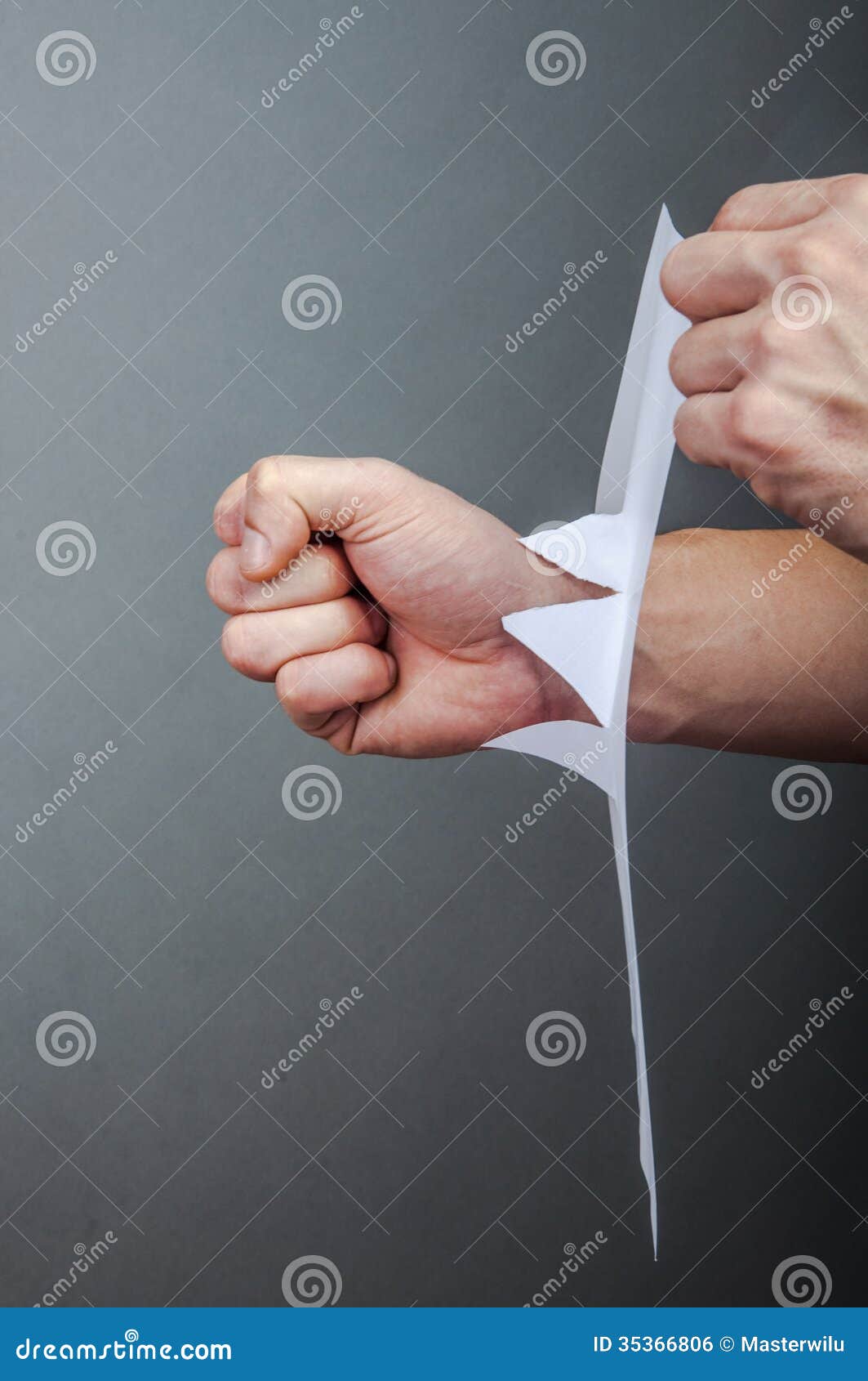 Fist punch stock photo. Image of finger, paper, break - 35366806