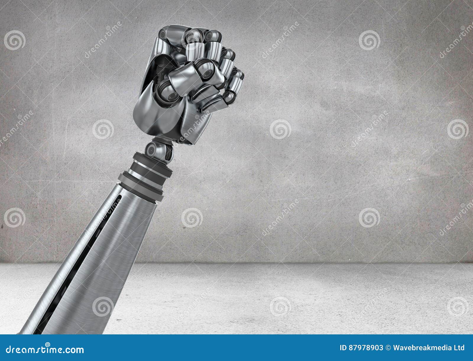 Robot Fist 3d Rendering, Isolated Illustration | CartoonDealer.com ...