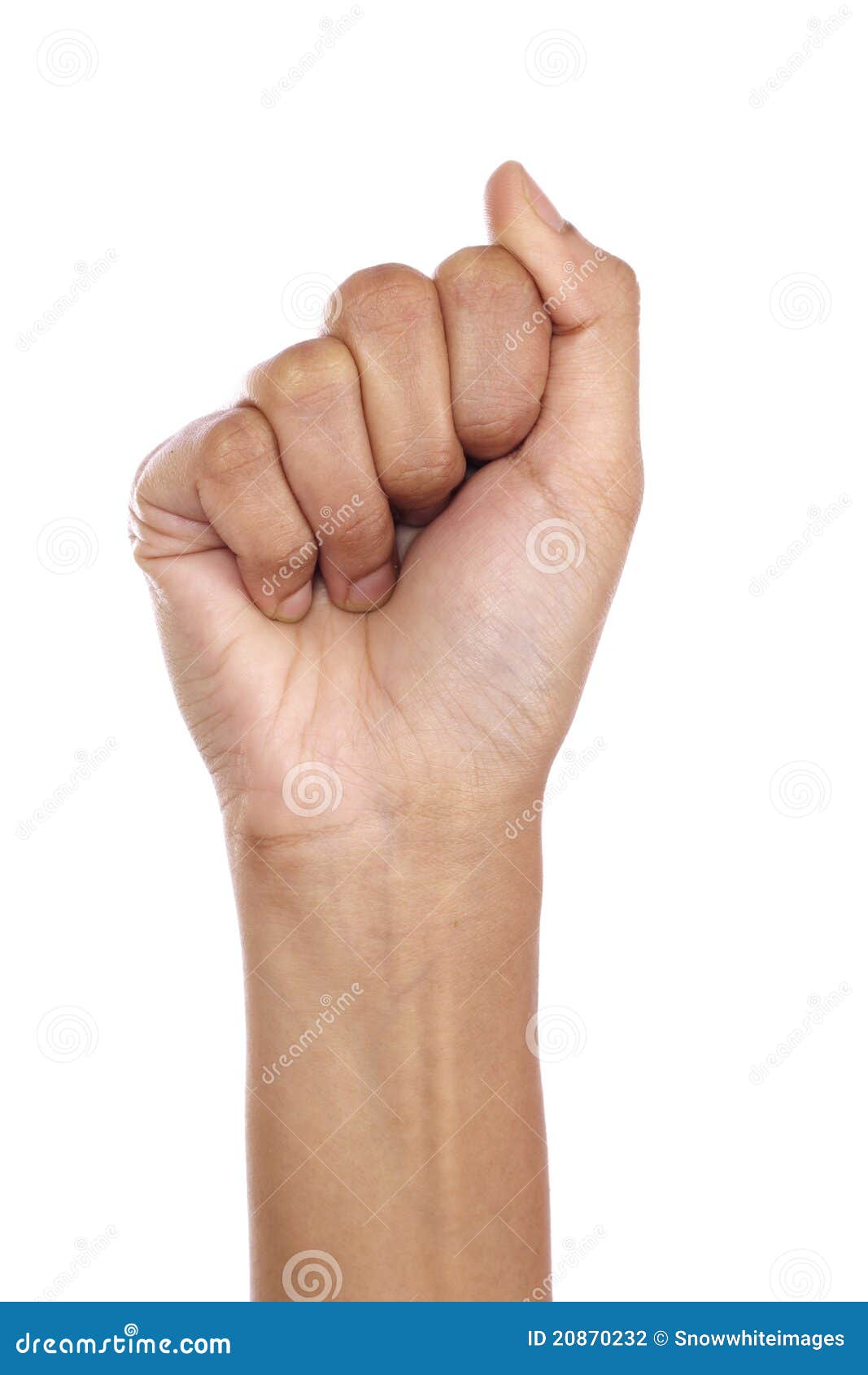 Fist on white background stock photo. Image of conflict - 20870232