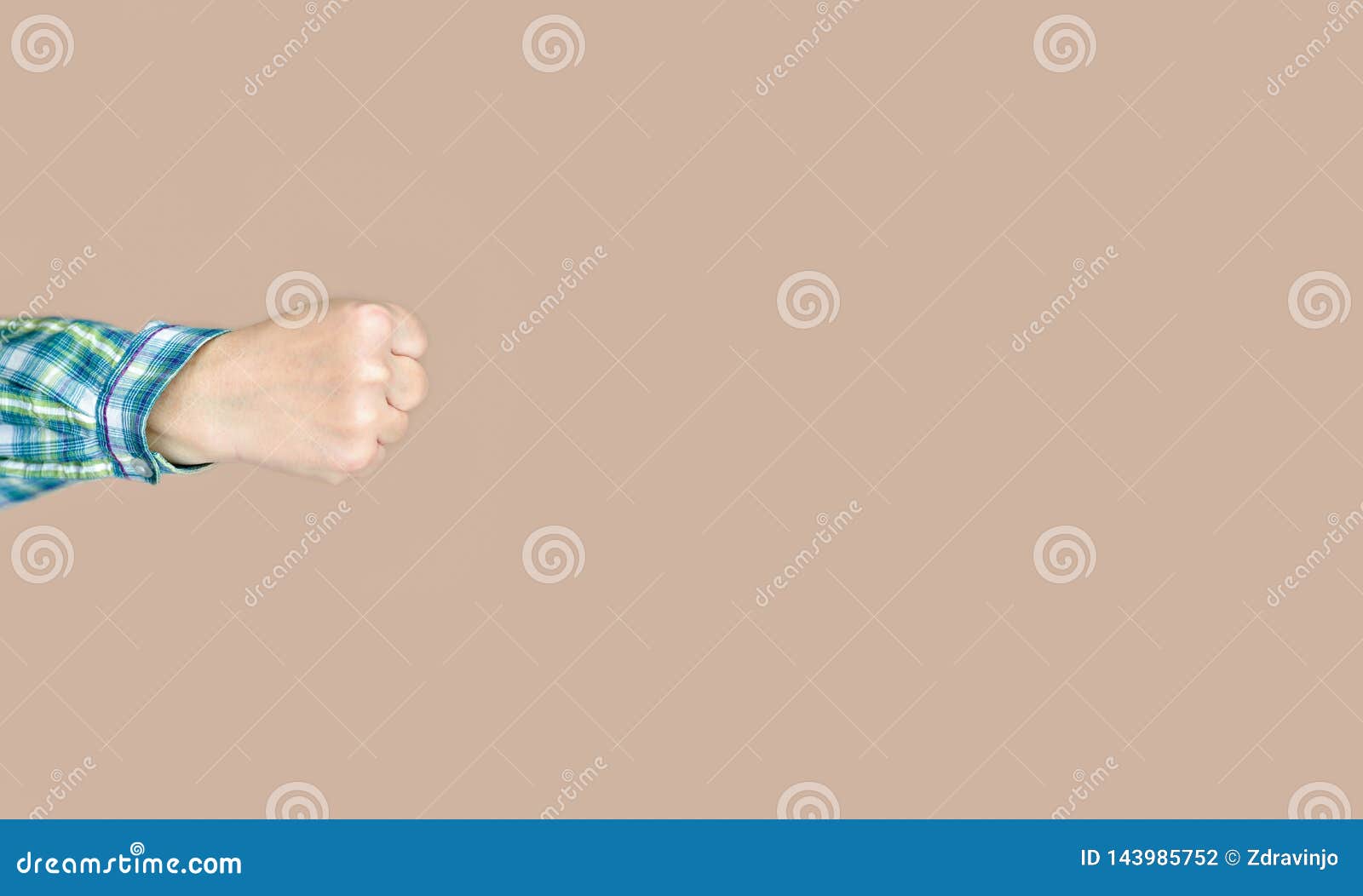 Man Throwing A Punch Or Fist Bumping Royalty-Free Stock Photo ...