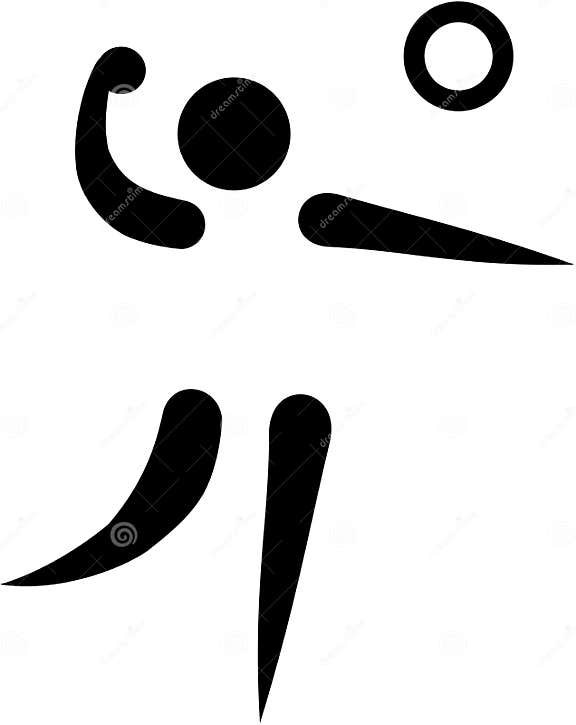 Fistball icon stock vector. Illustration of sport, abstract - 85847120