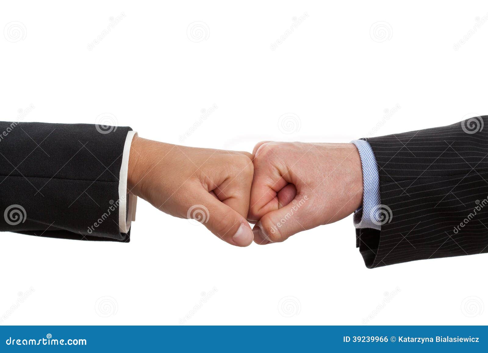 Fists of Two People Together Stock Photo - Image of fists, touch: 39239966