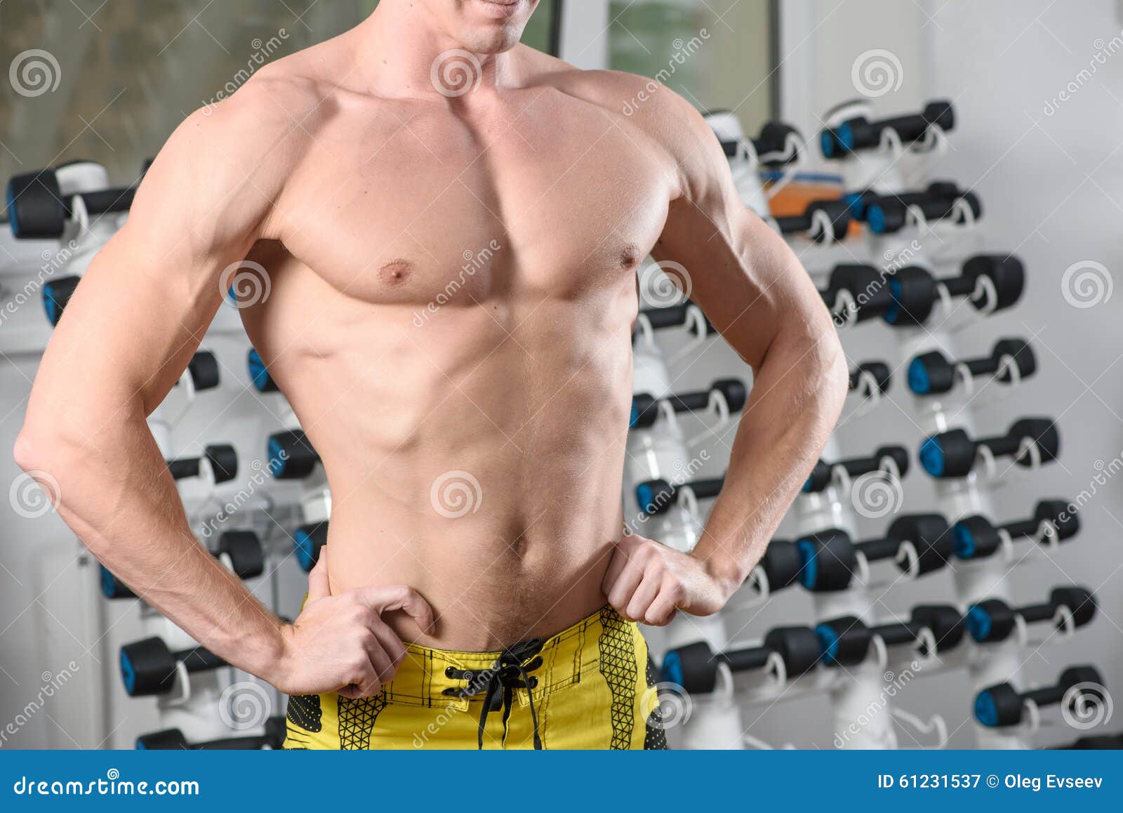 Bodybuilder Small Head