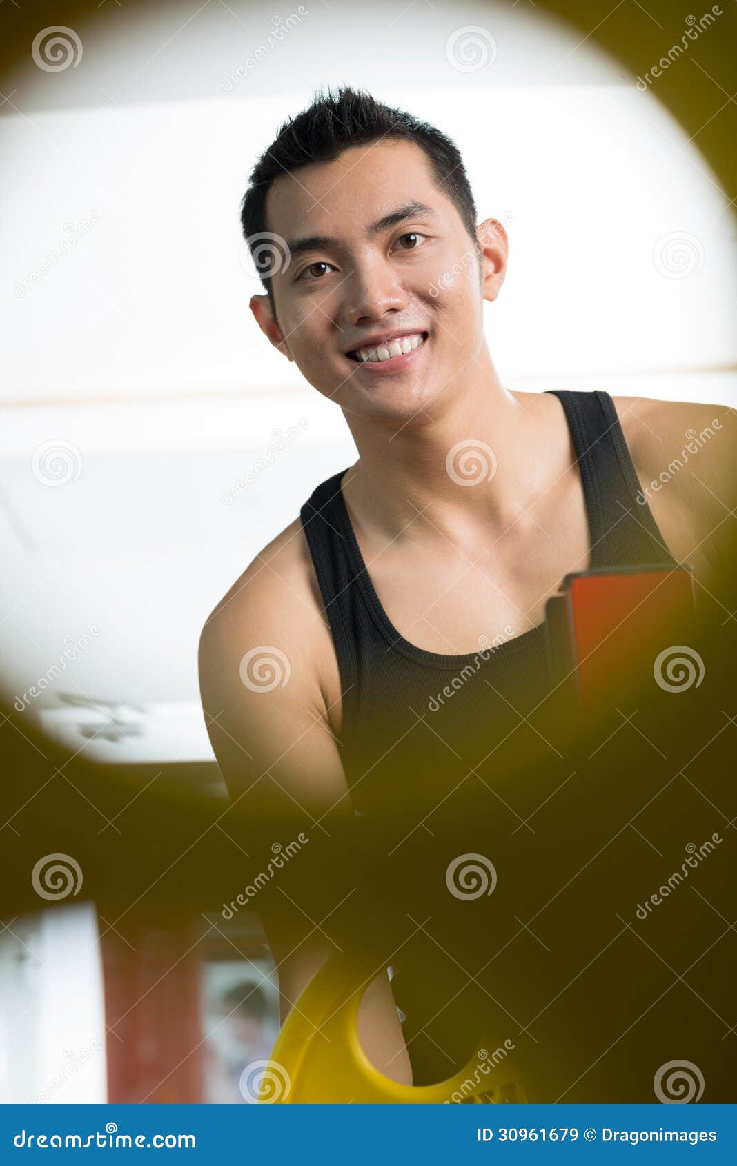 Fit guy stock image. Image of friendly, masculinity, happy - 30961679