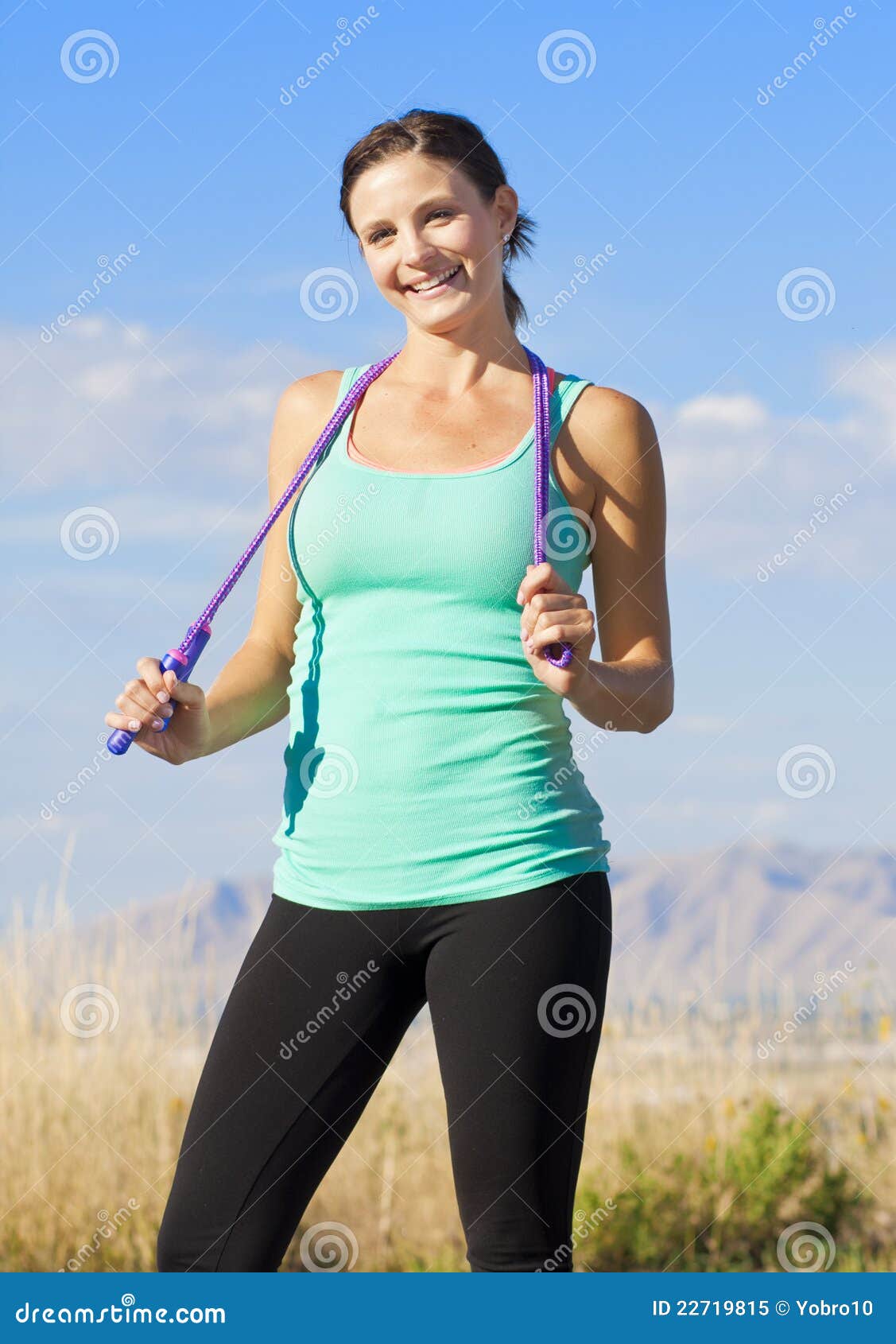 Fit and Healthy Woman stock image. Image of fitness, exercise - 22719815