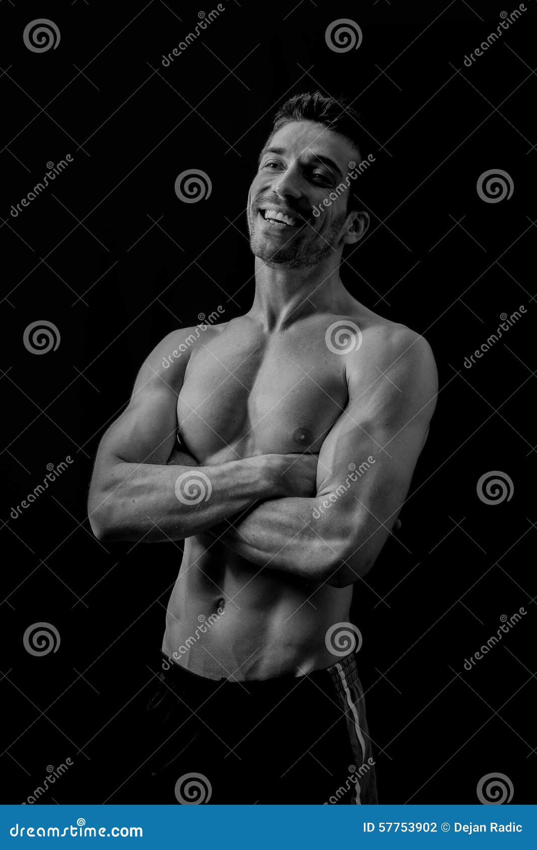 Fit man stock photo. Image of hands, recreational, punch - 57753902