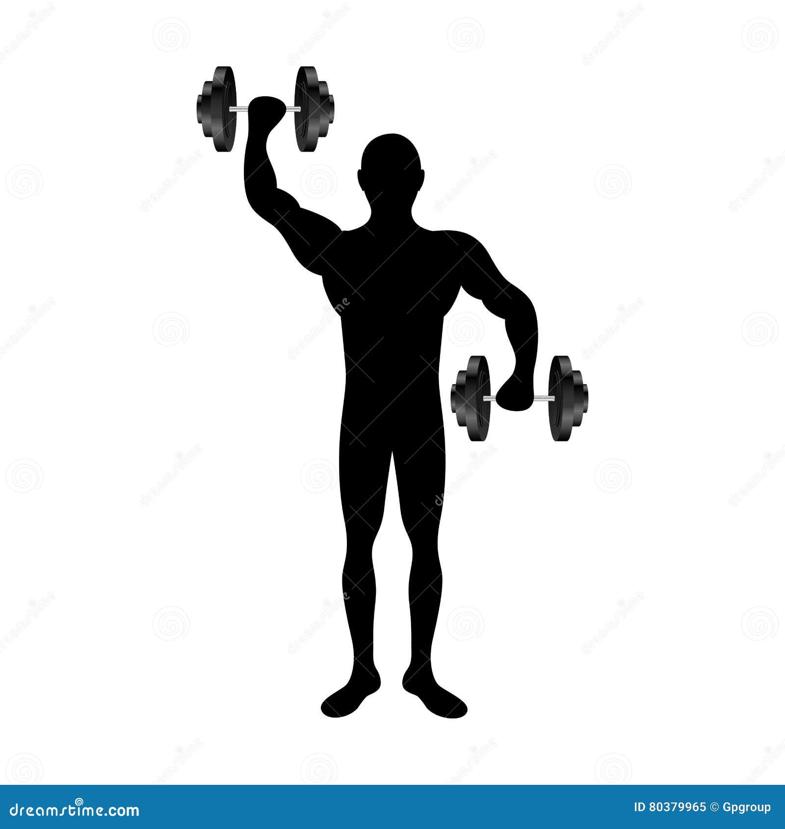 Fit Man Silhouette Icon Image Stock Vector - Illustration of icon ...
