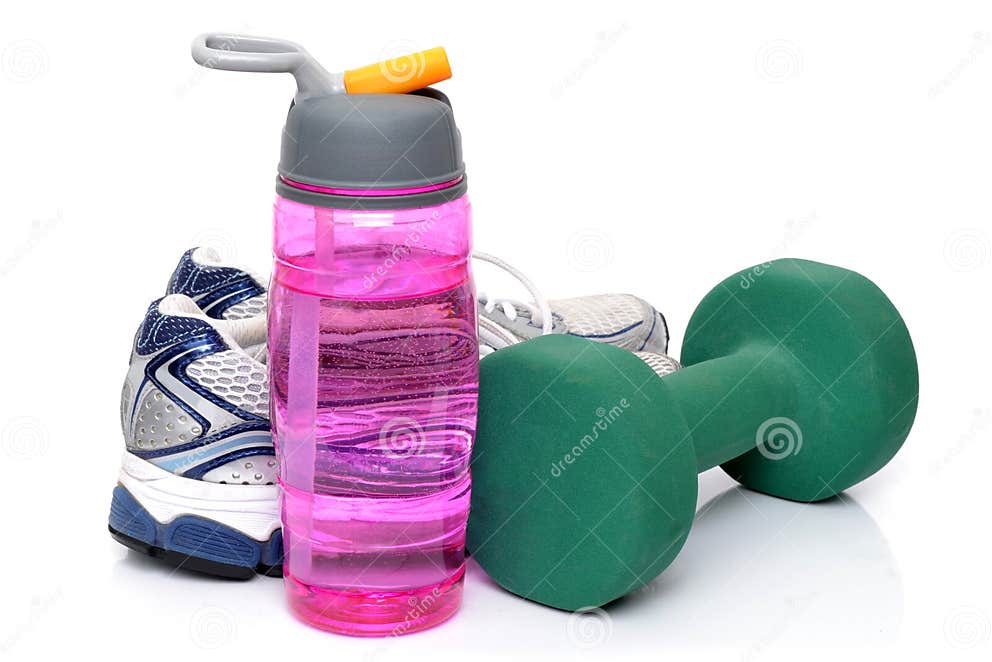 Fit Objects stock photo. Image of fitness, dumbbell, plastic - 26897818