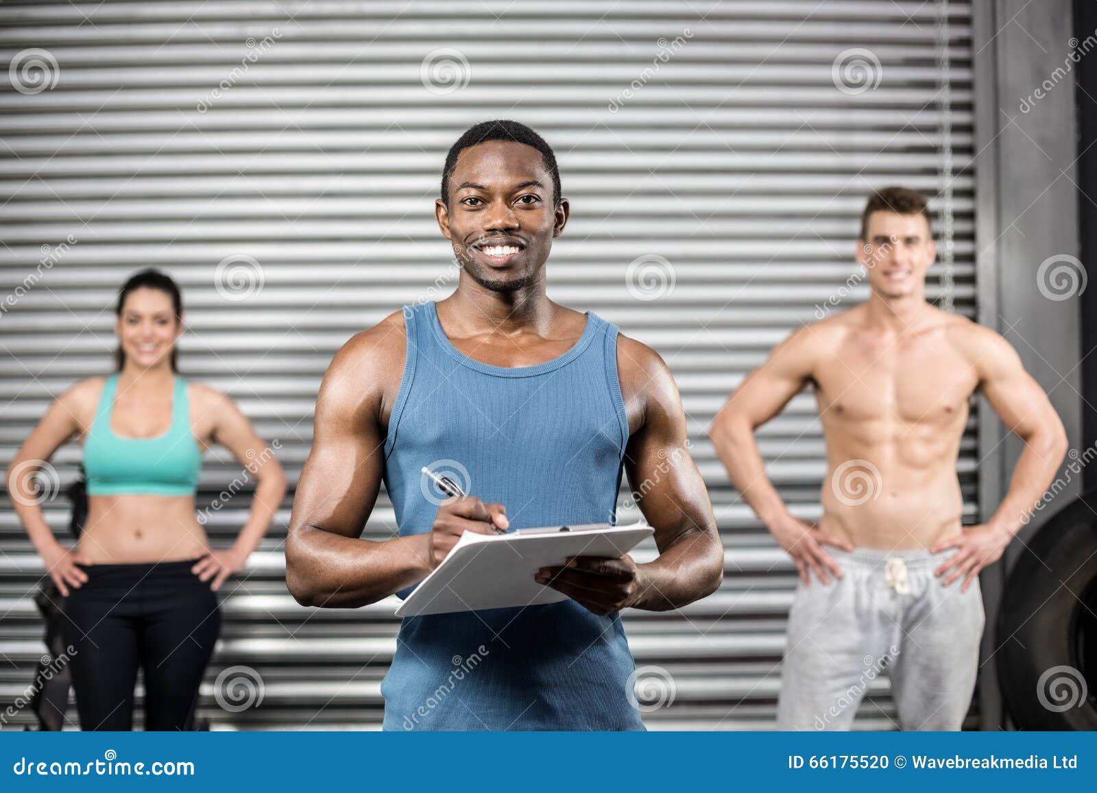 Fit People Smiling at the Camera Stock Photo - Image of club, female ...