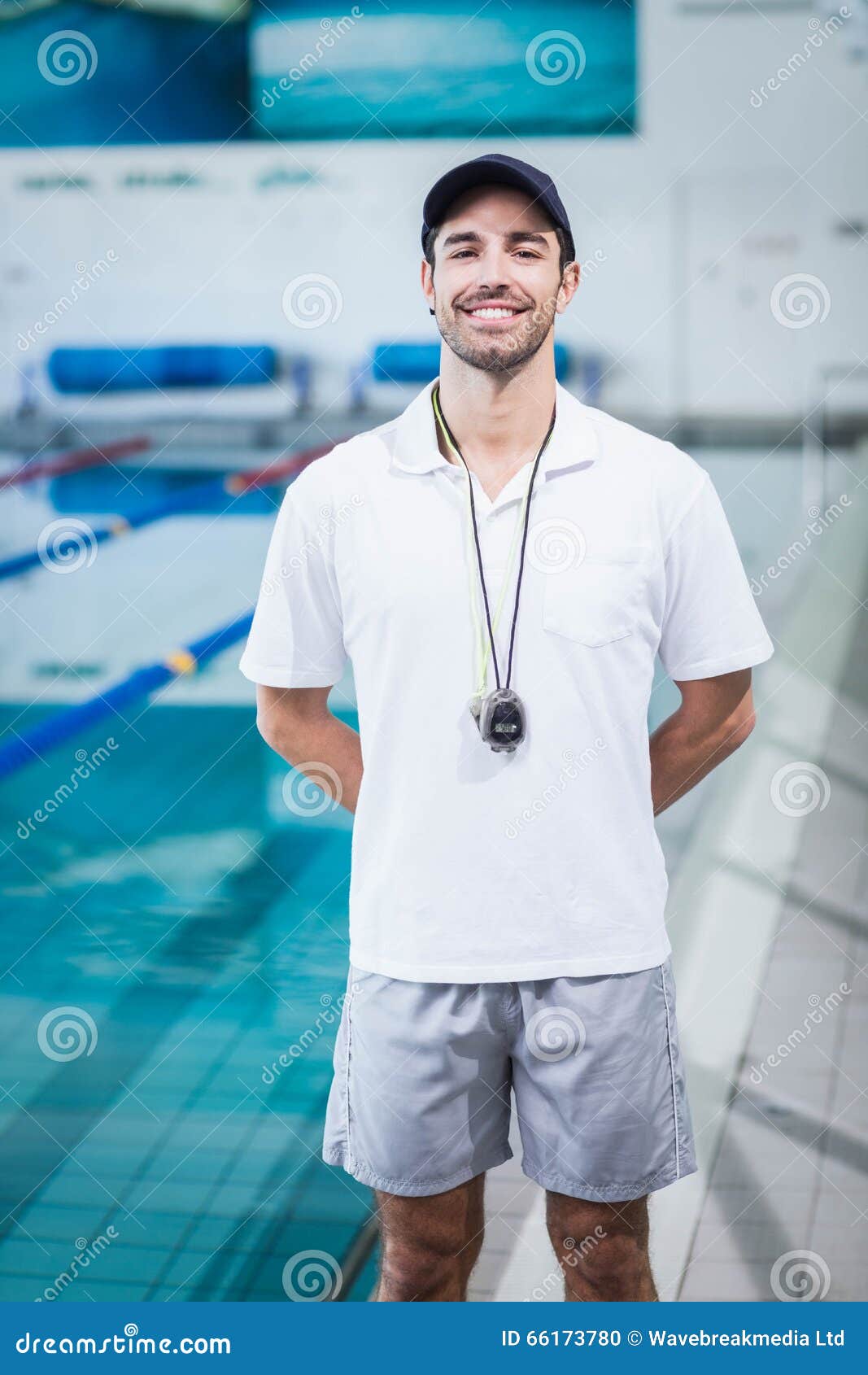 Fit trainer standing stock photo. Image of standing, sportswear - 66173780