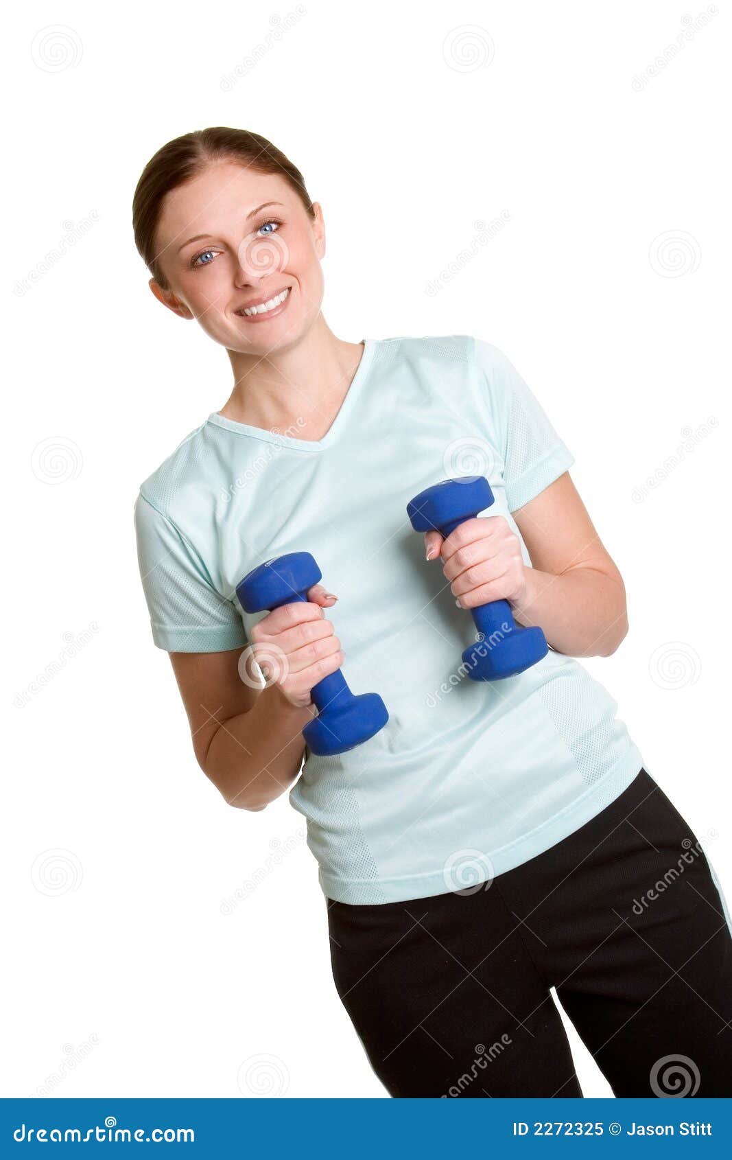 Fit Woman stock image. Image of lifting, exercising, working - 2272325