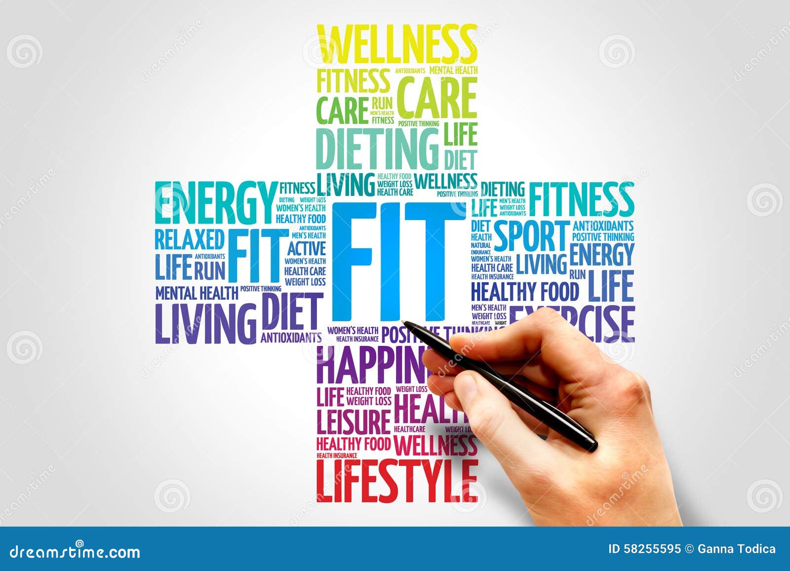 FIT stock image. Image of coaching, cloud, dieting, development - 58255595