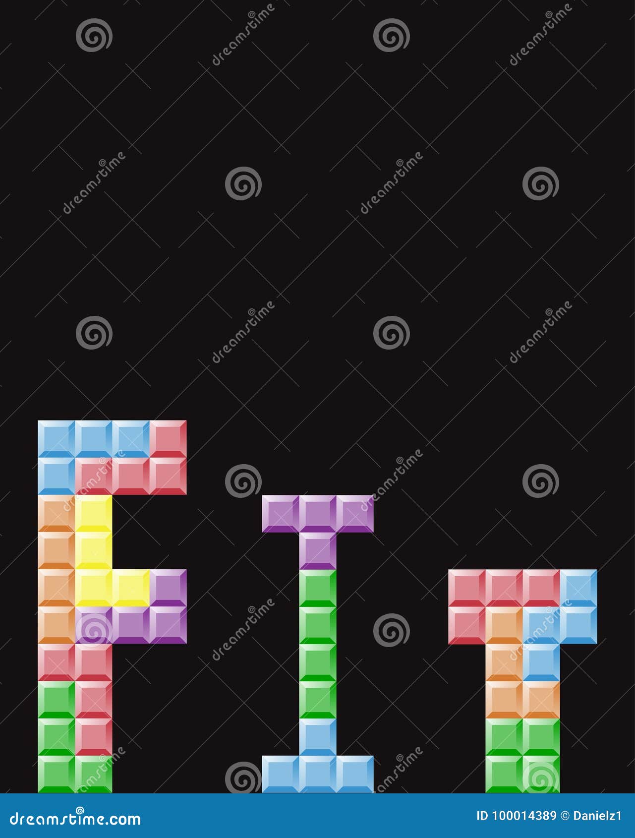 Tetris Blocks Stock Photo | CartoonDealer.com #13872480