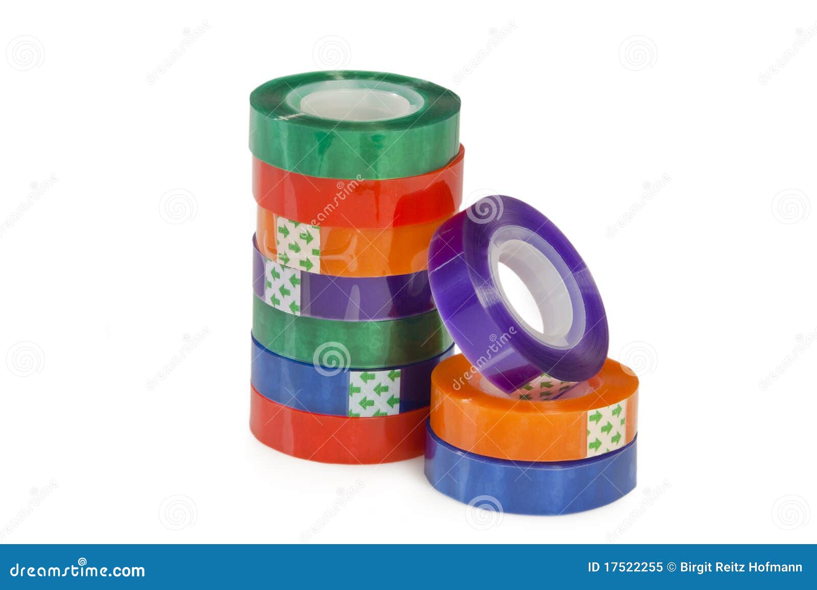Fita adesiva colorida imagem de stock. Imagem de transparente - 17522255