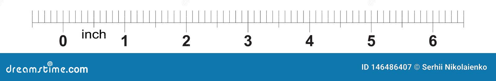 6 Inch Tape Measure Ruler with 0.1 Inch Markings Ilustração Stock ...