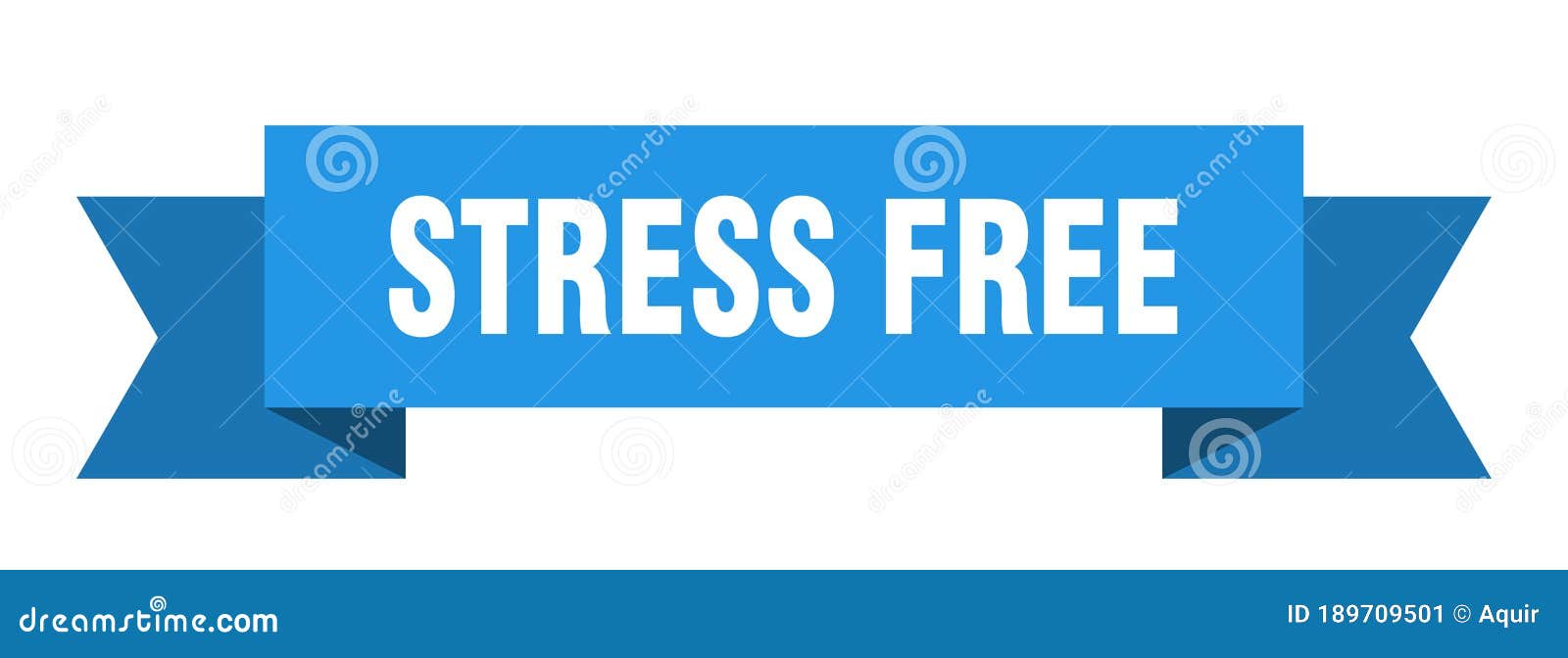 Fita Sem Stress. Sinal De Banda Isolada Sem Stress. Ilustração do Vetor ...