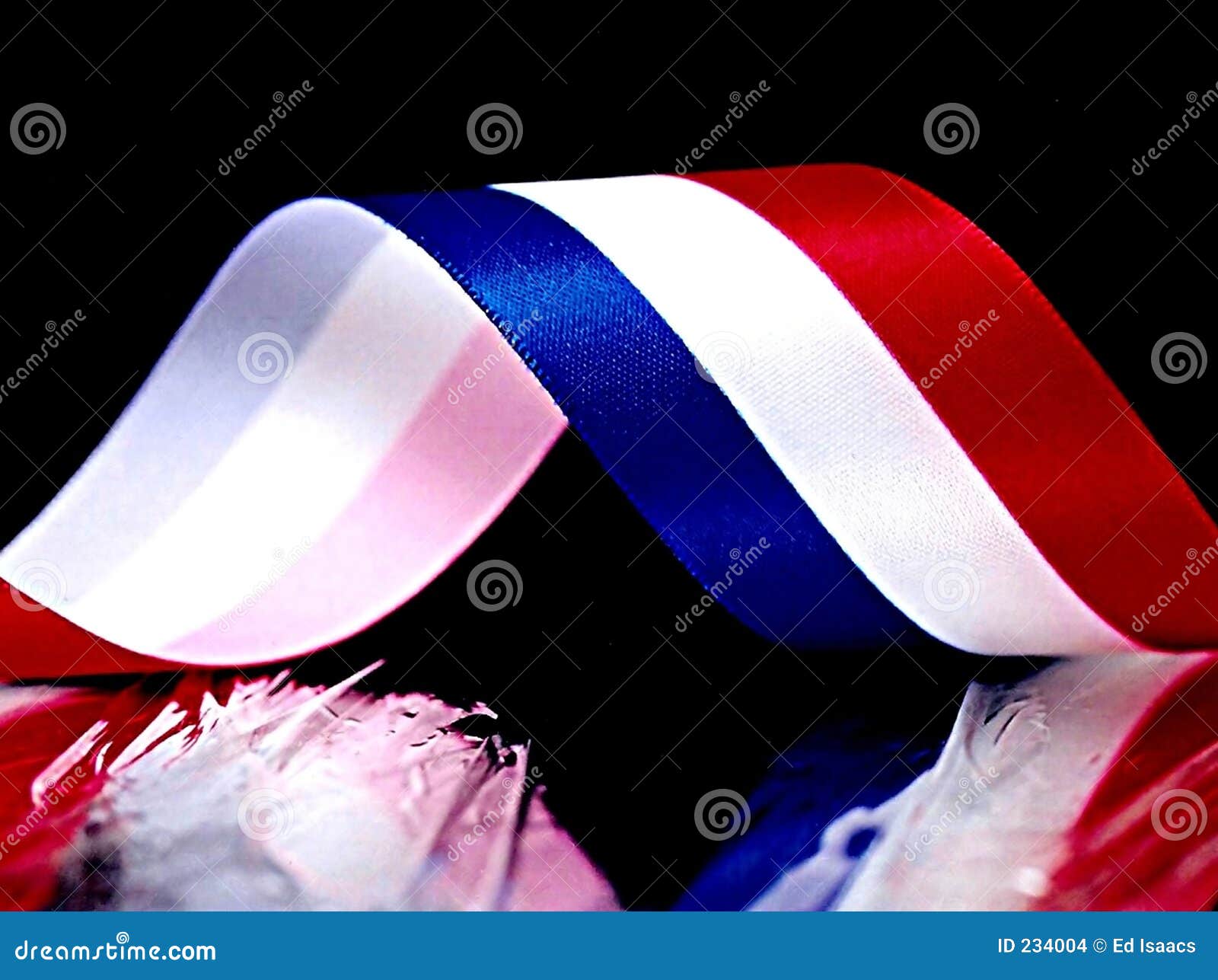 Fita Vermelha, Branca E Azul Foto de Stock - Imagem de vidro, espelho ...