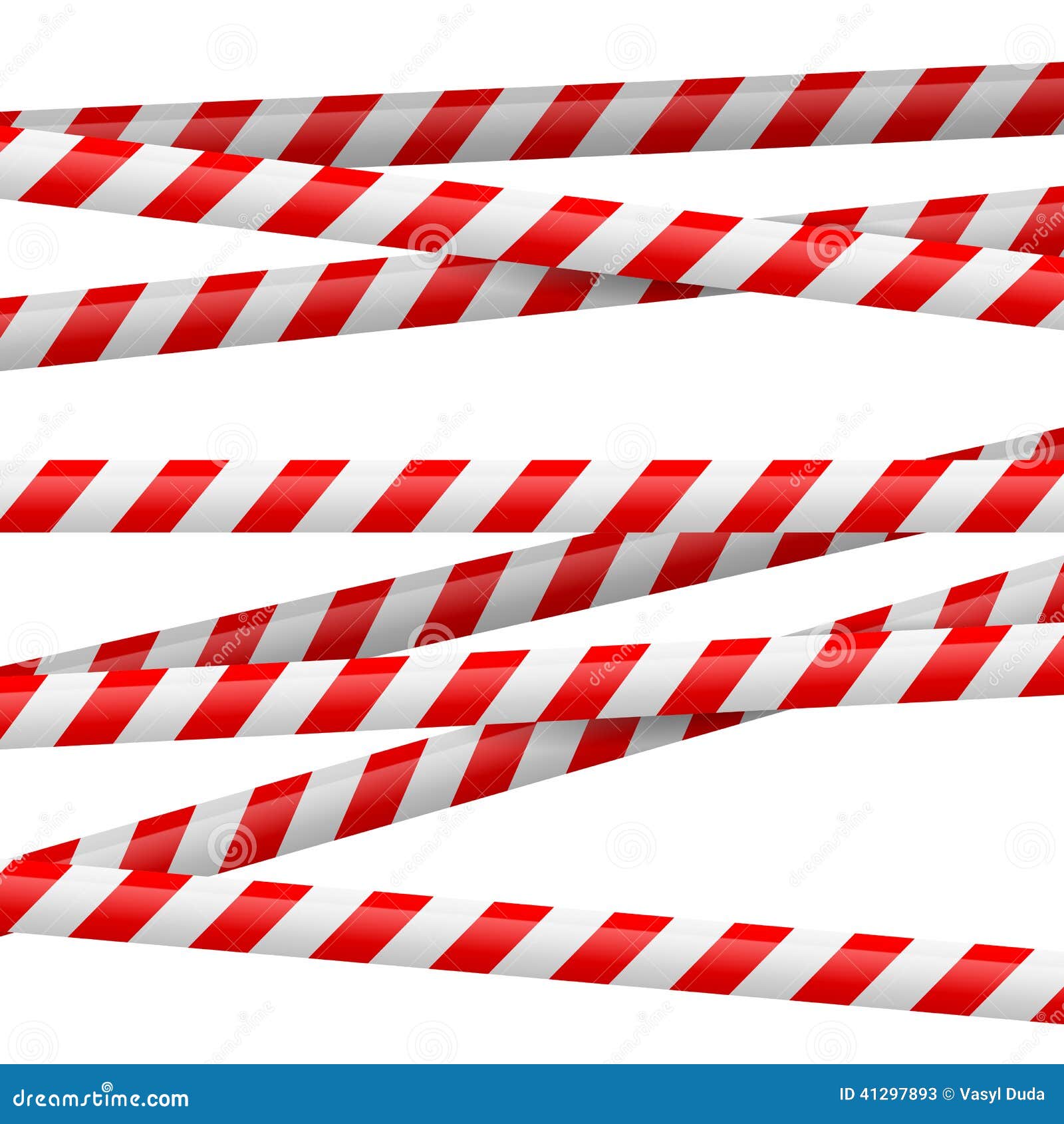 Fita Vermelha E Branca Do Perigo Ilustração Stock - Ilustração de ...