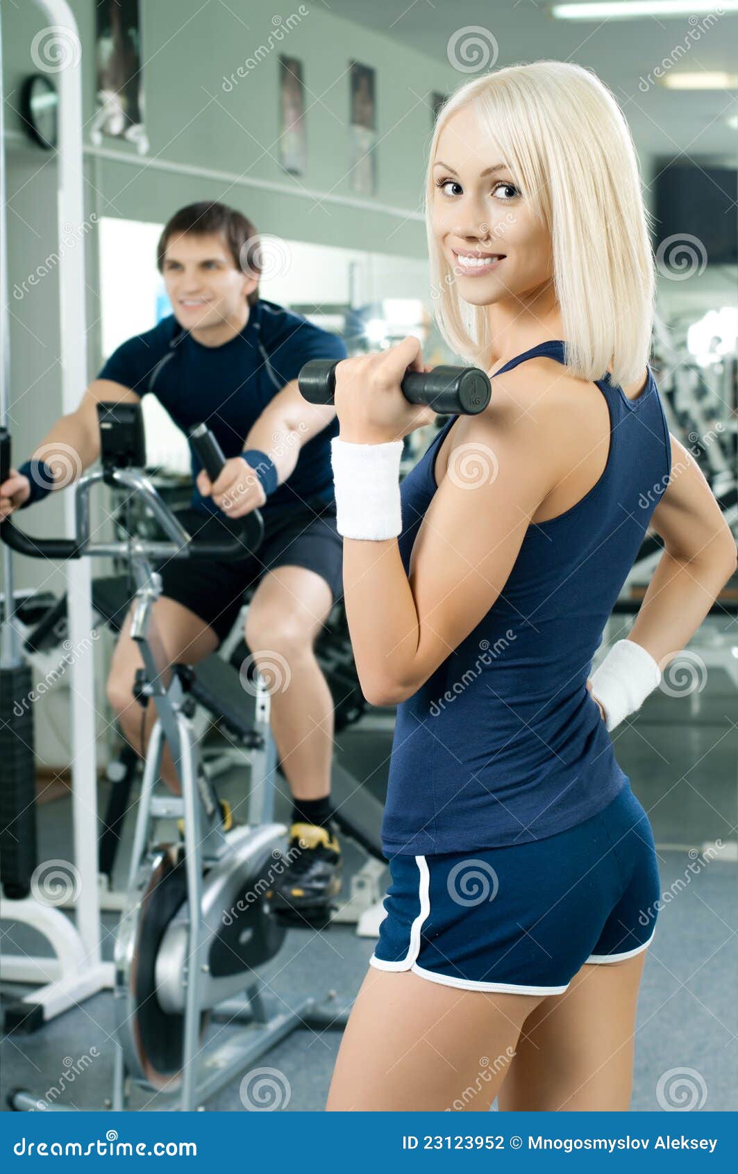 Fitness stock photo. Image of pretty, exercising, athlete - 23123952