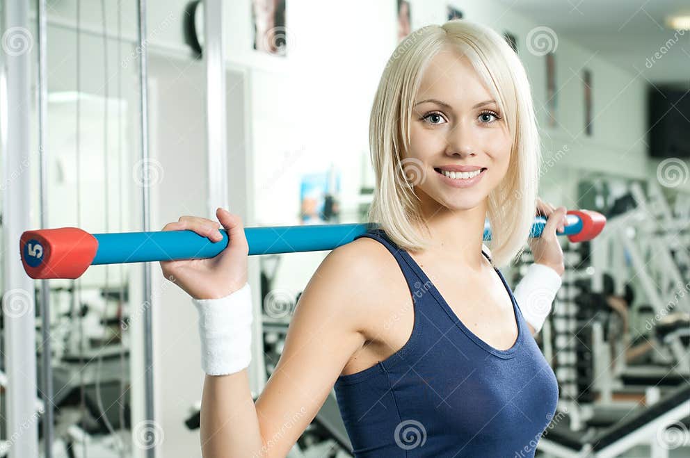 Fitness stock image. Image of coaching, cute, jolly, exercises - 26544829