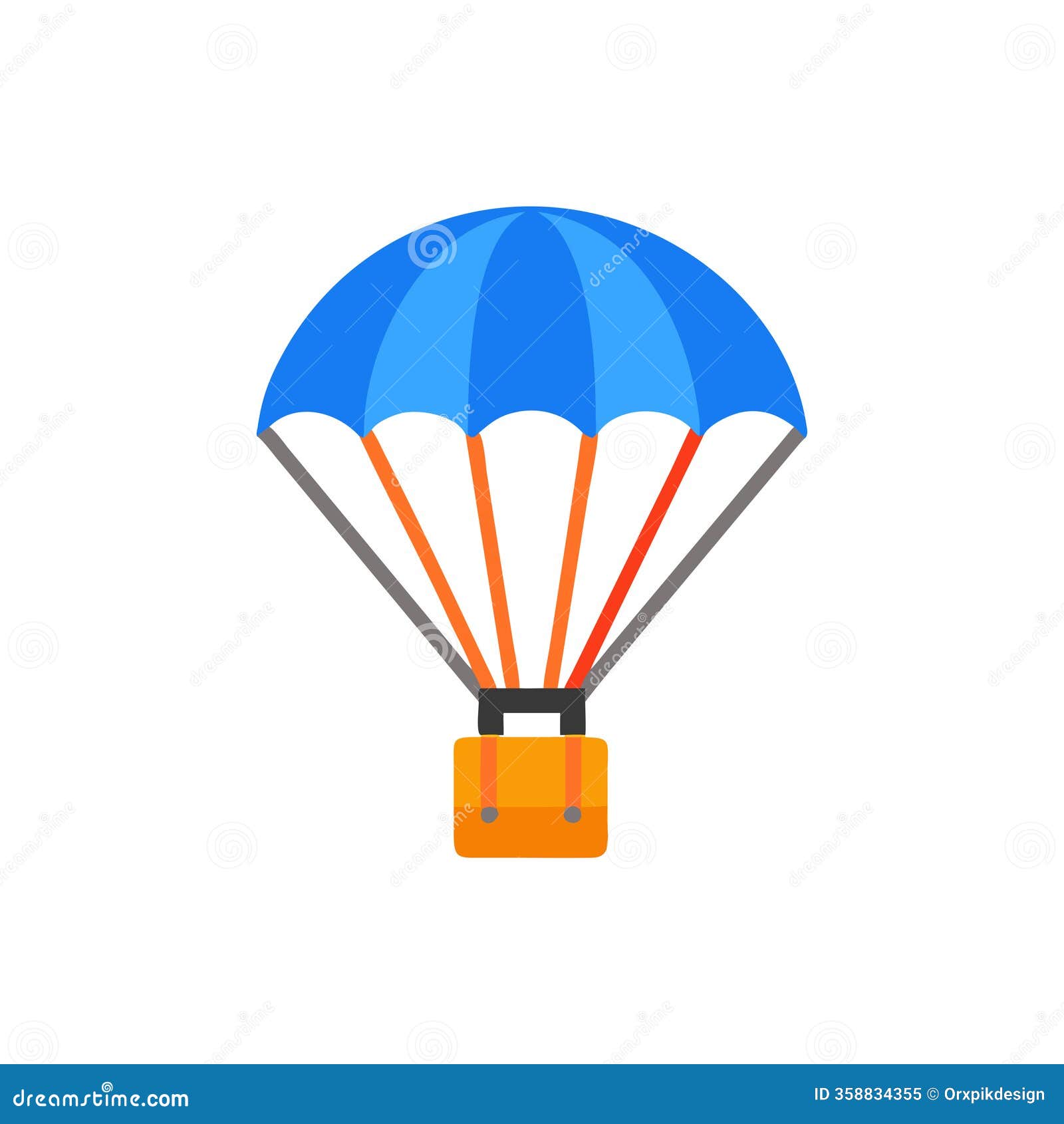 Parachute Icon Vector | CartoonDealer.com #348442381