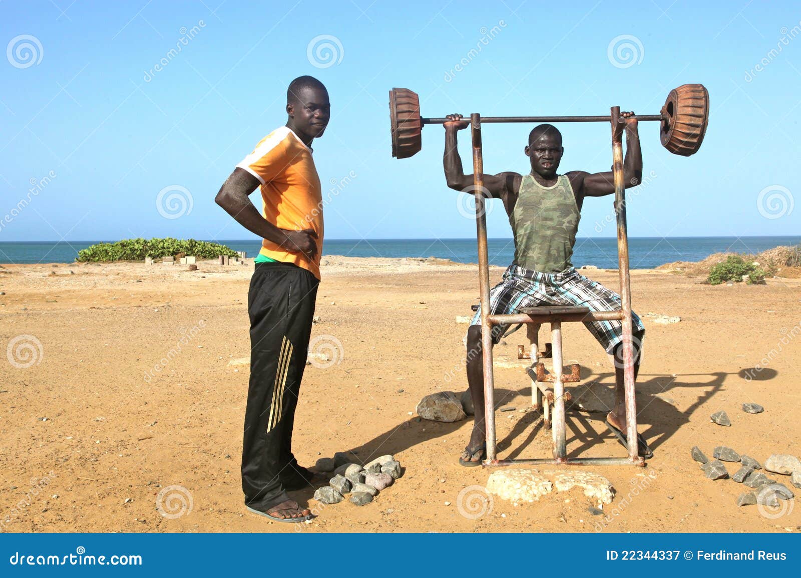 Fitness in Africa on the Beach Editorial Photography - Image of africa ...