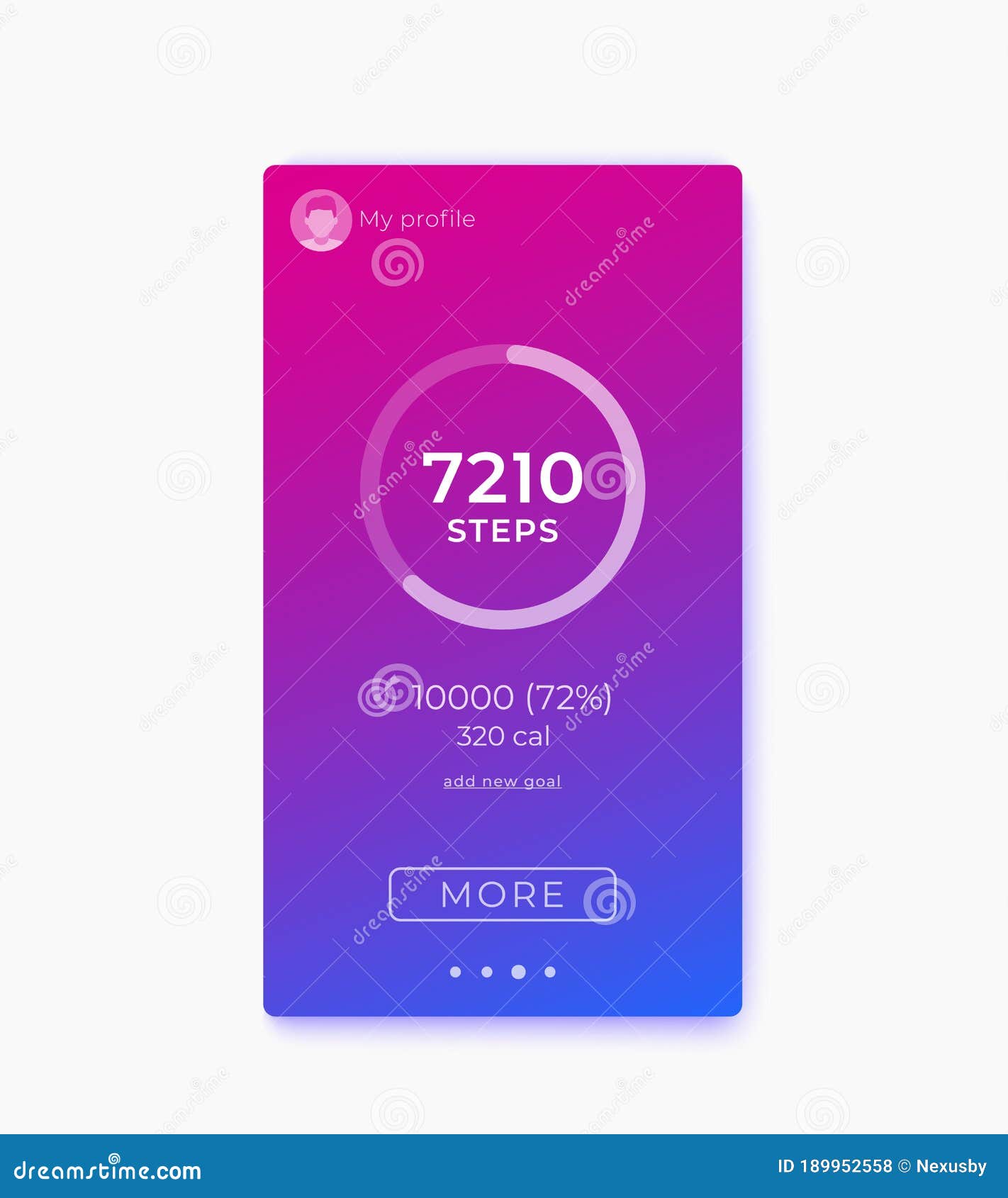 Fitness App, Activity Tracker and Step Counter Ui Stock Vector ... Fitness App, Activity Tracker and Step Counter Ui Stock Vector ...