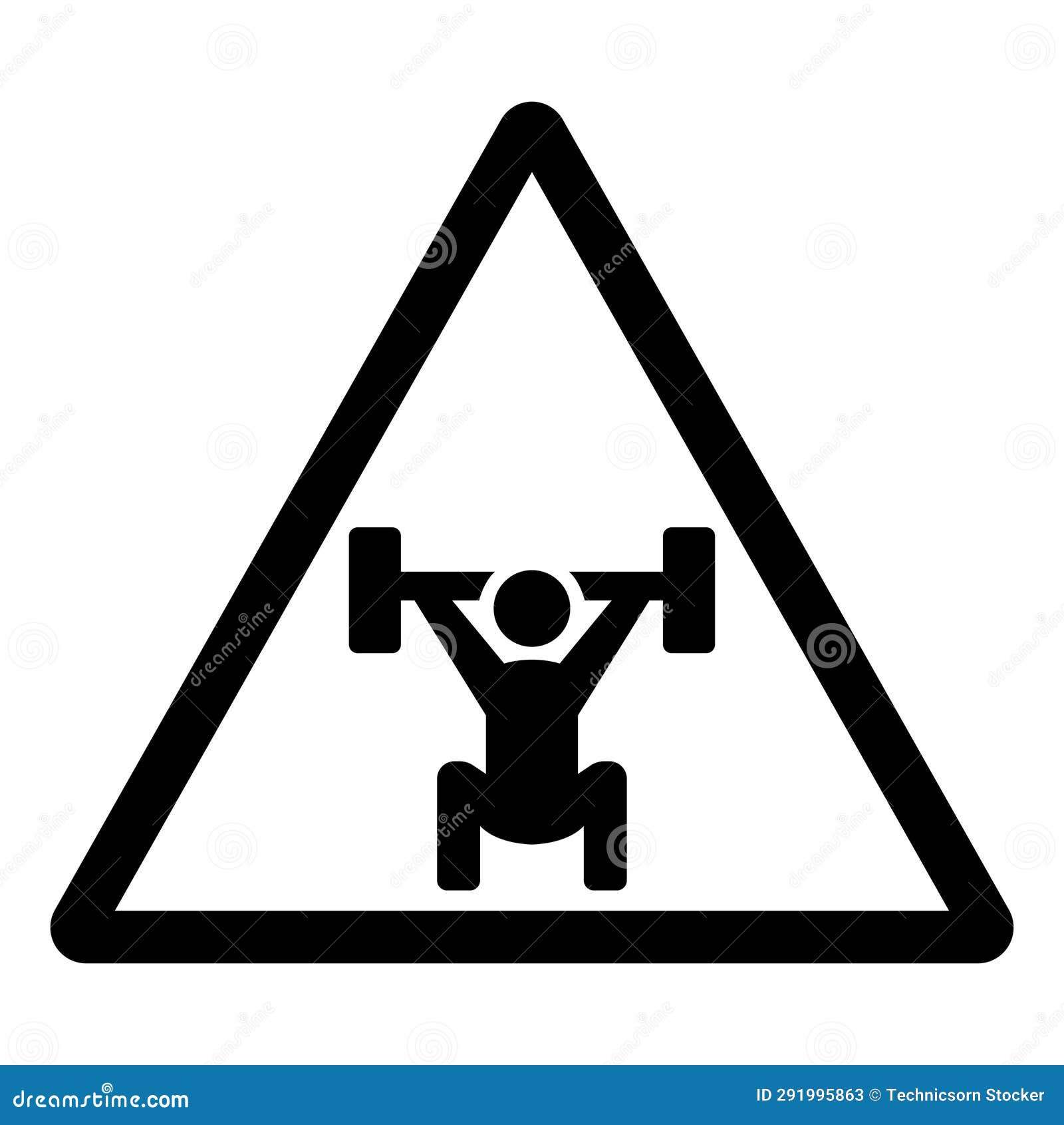 Fitness Area Symbol Sign,Vector Illustration, Isolate on White ...