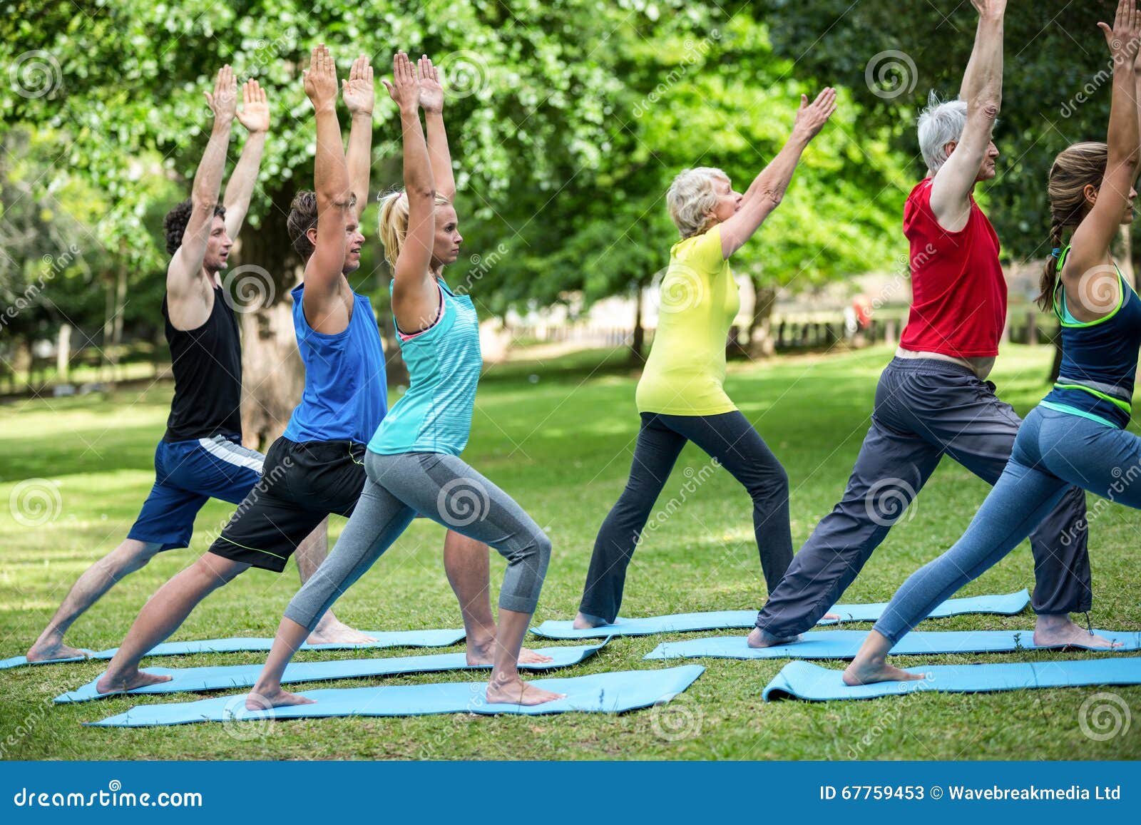 Fitness class stretching stock image. Image of fitness - 67759453