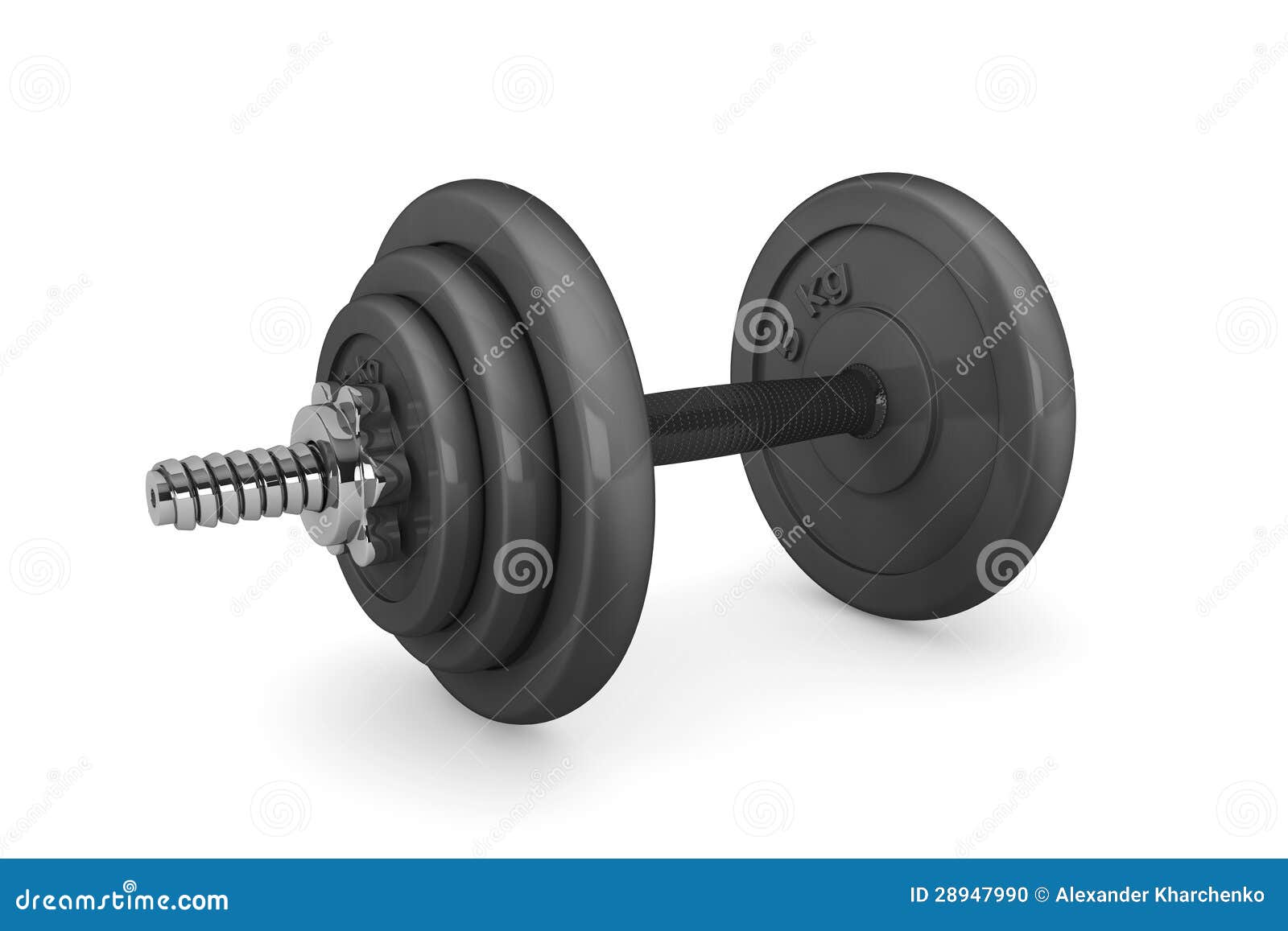 Dumbbell Weight. Hand Lifted Dumbbell. Fitness Center Logo Label ...