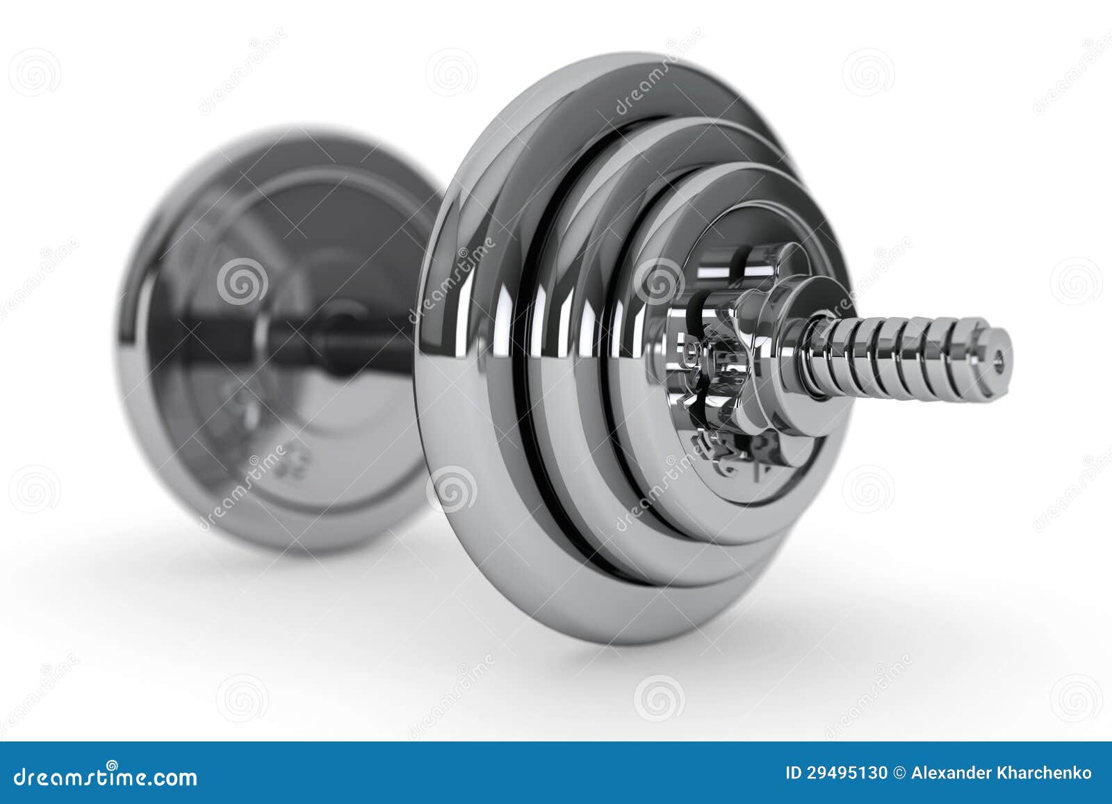 Dumbbell Weight. Hand Lifted Dumbbell. Fitness Center Logo Label ...