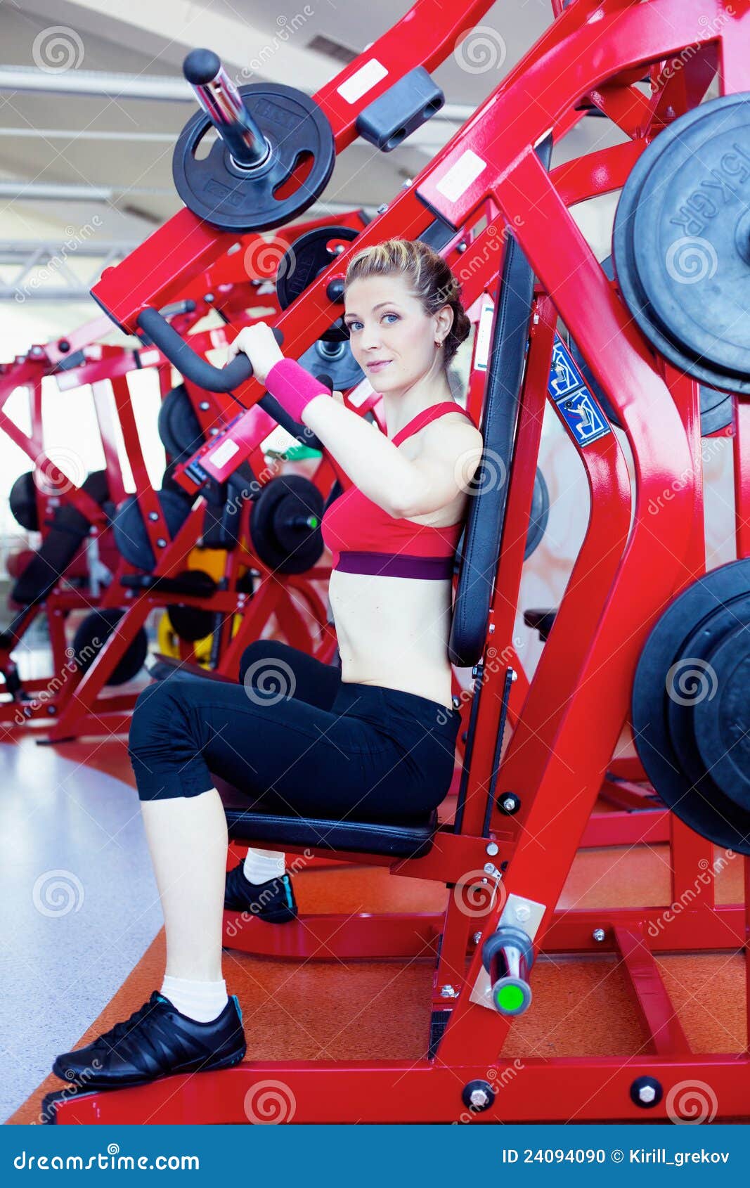Fitness girl stock photo. Image of action, healthy, adult - 24094090
