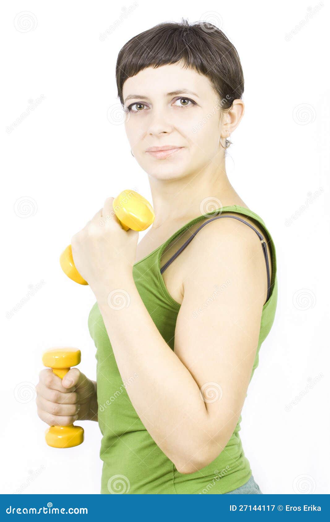Fitness girl stock image. Image of cheerful, energy, healthy - 27144117