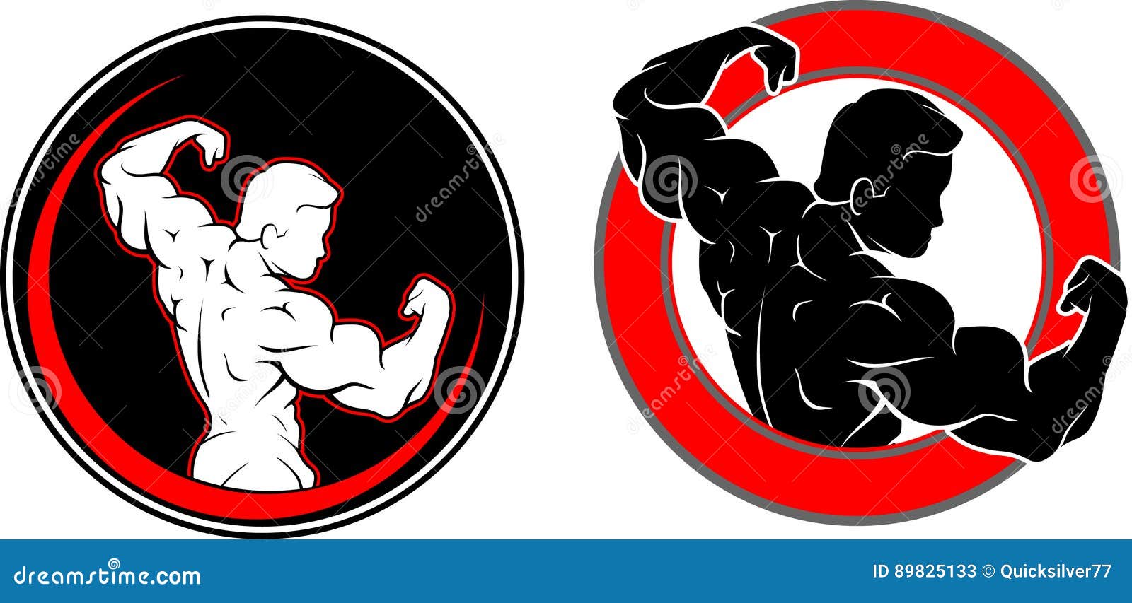 Fitness Gym Blank Logo stock vector. Illustration of fitness - 89825133