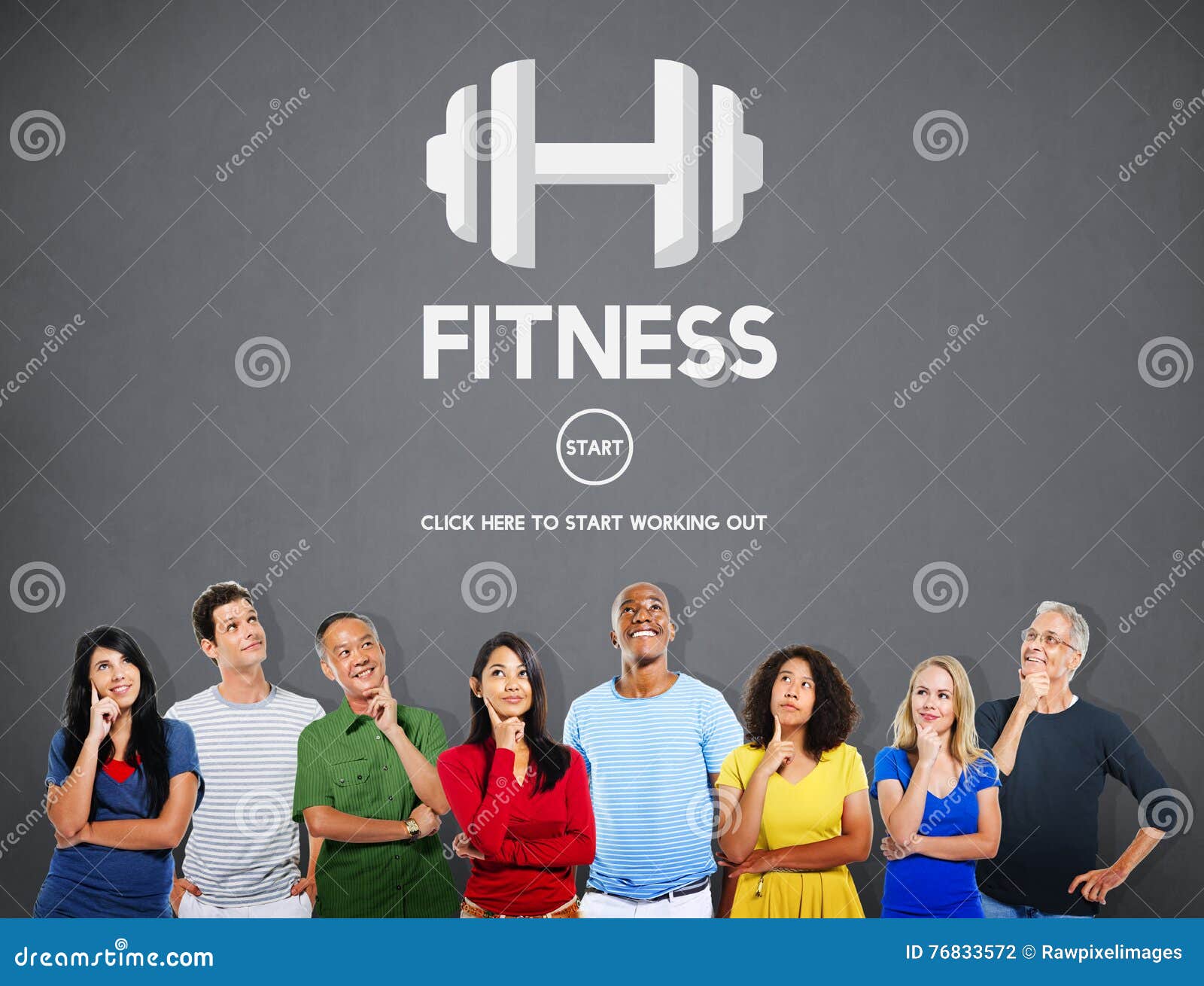 Fitness Health Physical Strength Training Workout Concept Stock Photo ...