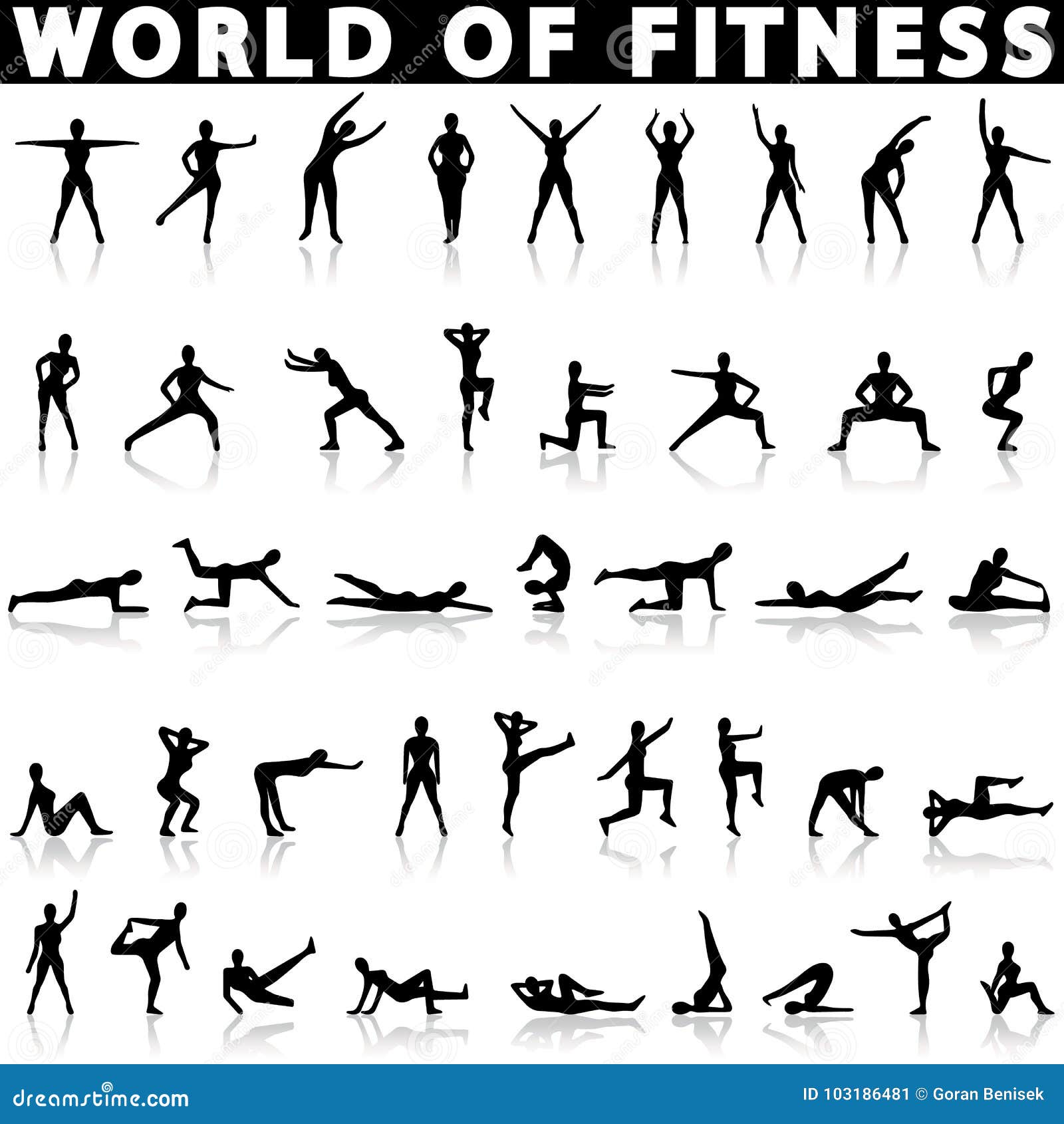 Fitness icons vector stock vector. Illustration of centre - 103186481