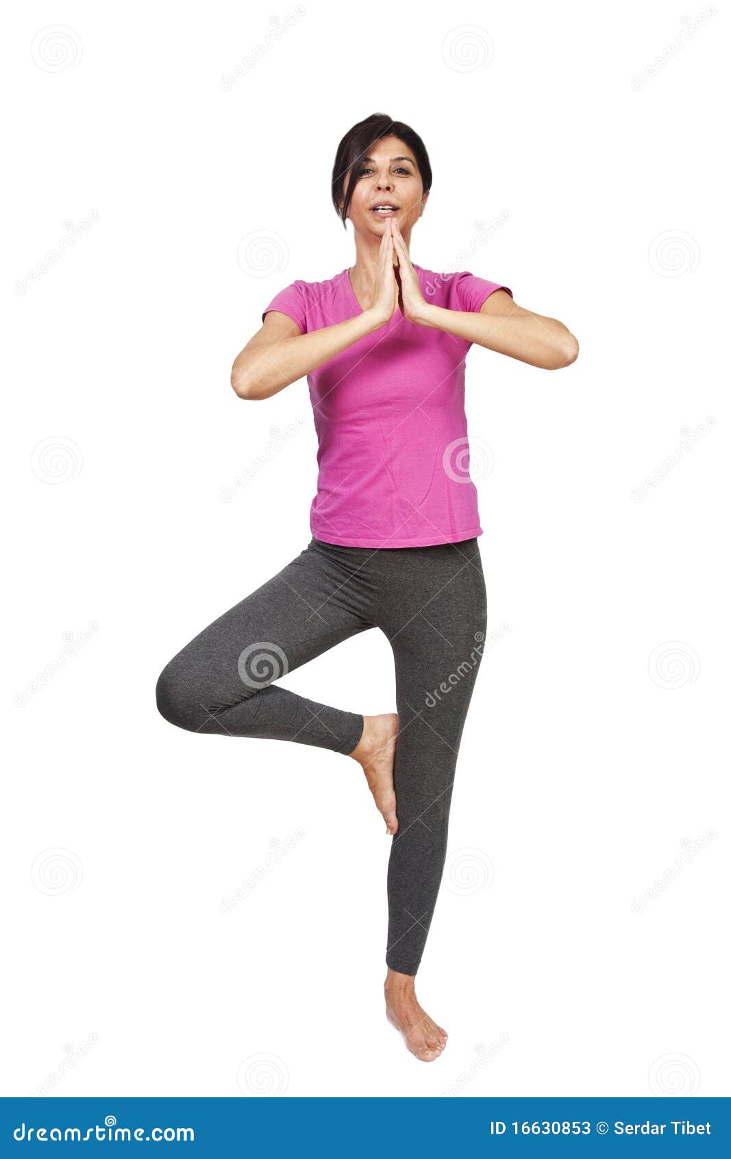 Fitness Instructor on Balance Stock Image - Image of lady, exercising ...