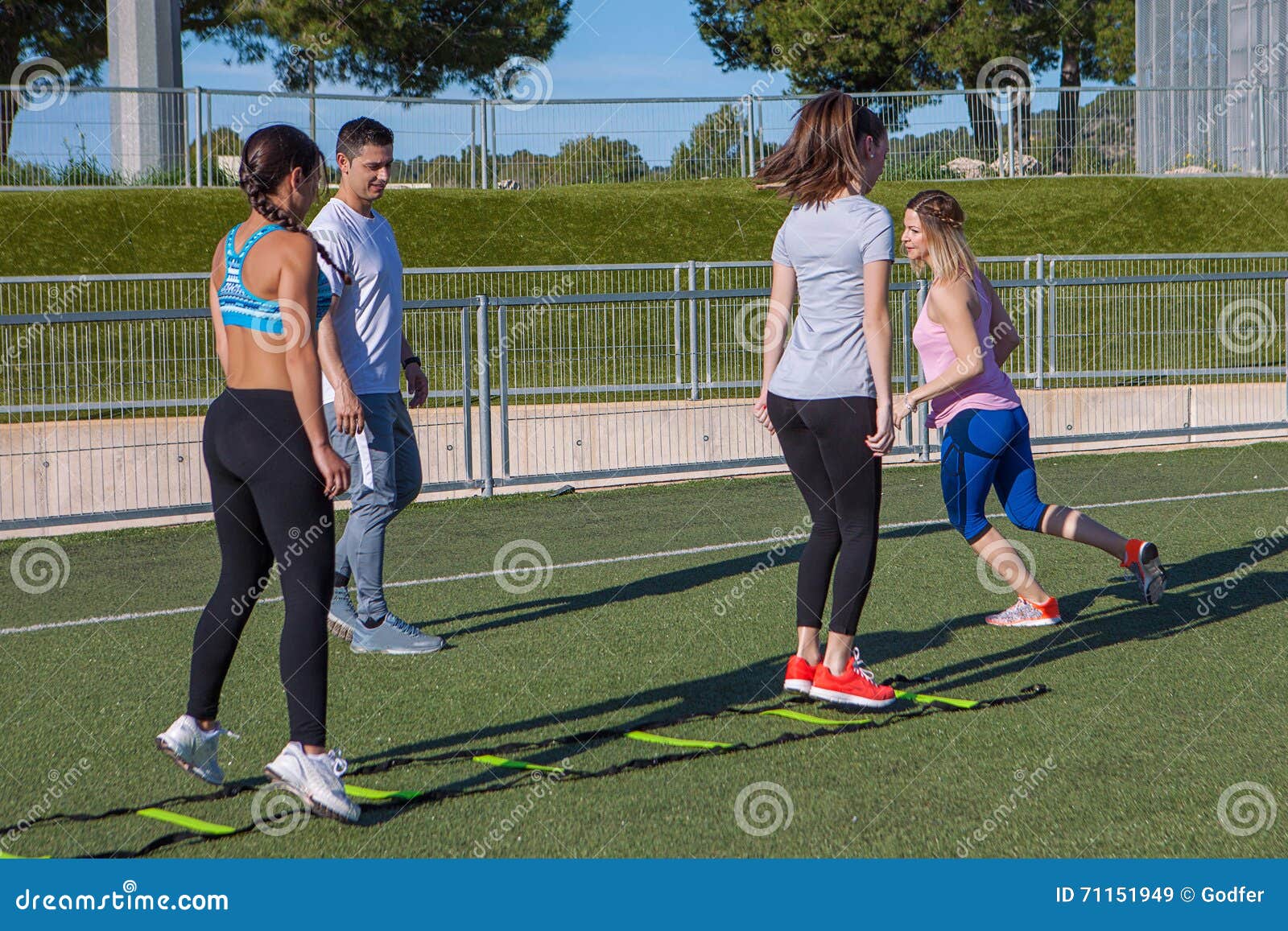 Fitness instructor stock image. Image of muscular, male - 71151949