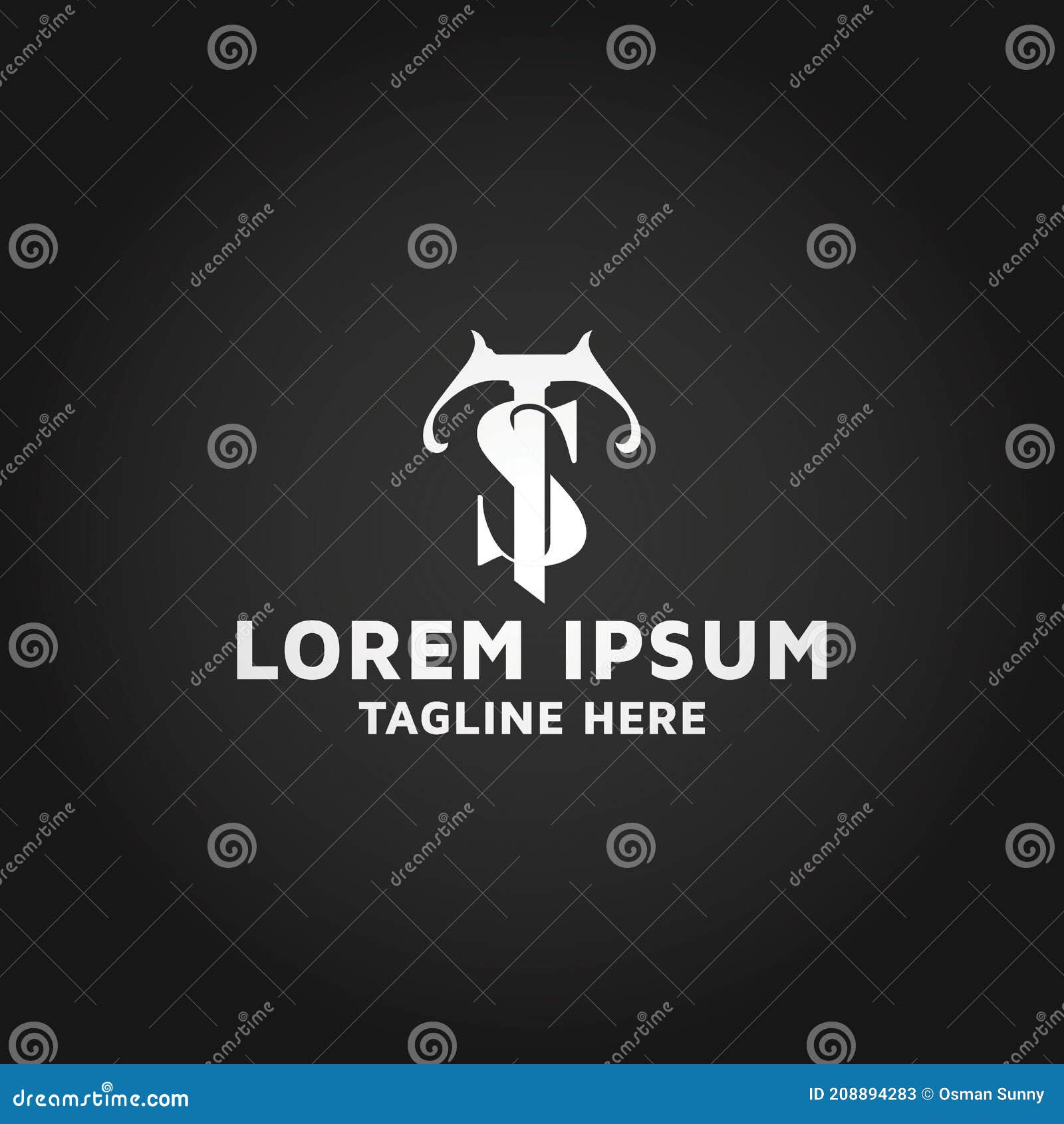 Fitness Letter TSI Initial IST Logo Design Idea And Inspiration Vector ...