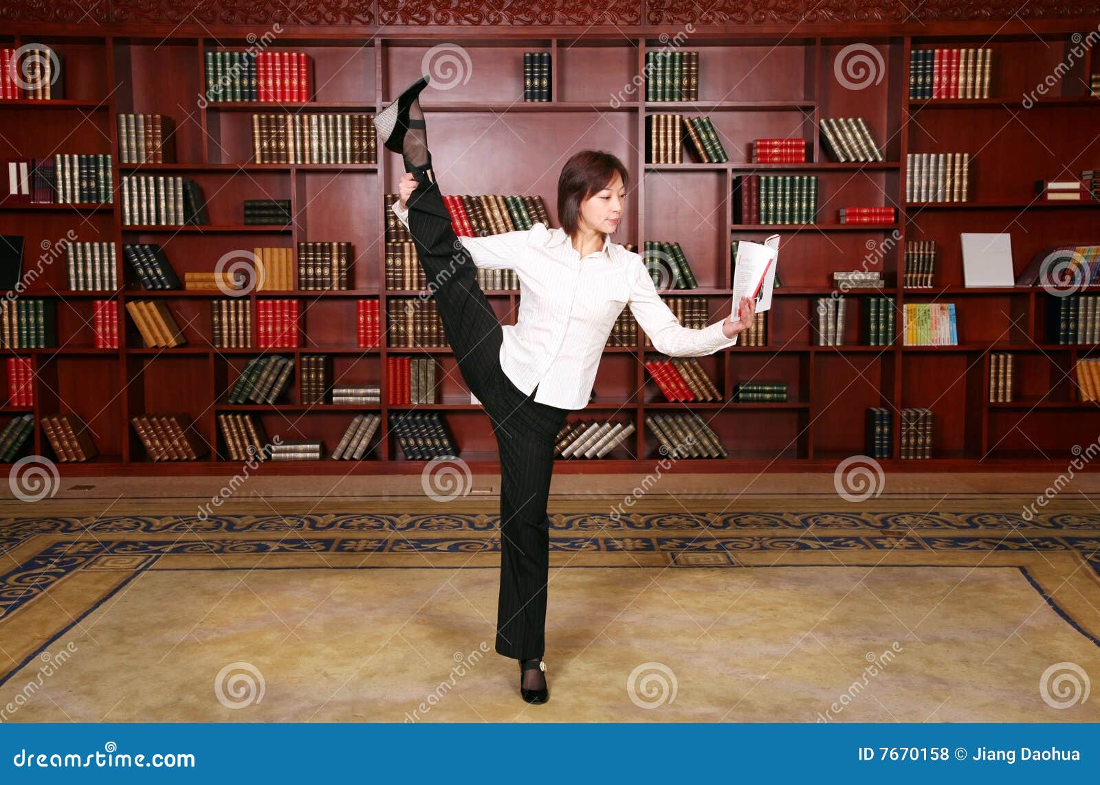Fitness in library stock photo. Image of skill, library - 7670158
