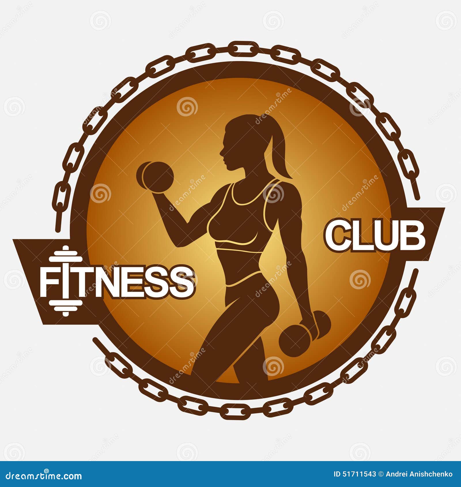 Female Bodybuilding Logos Graphic Design