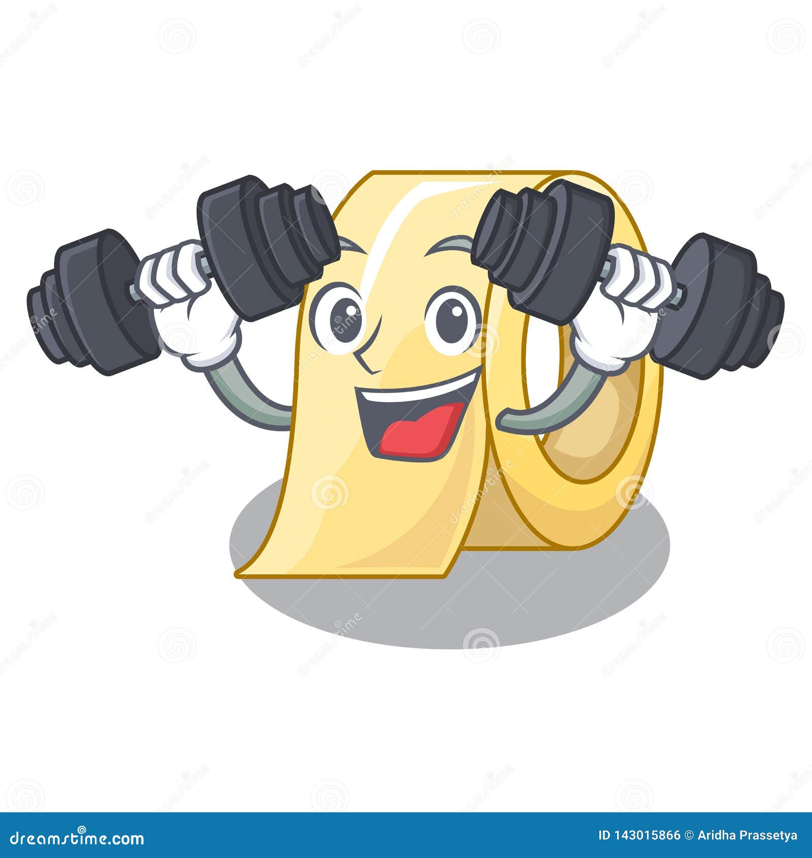 Fitness Masking Tape in the Shape Characters Stock Vector ...