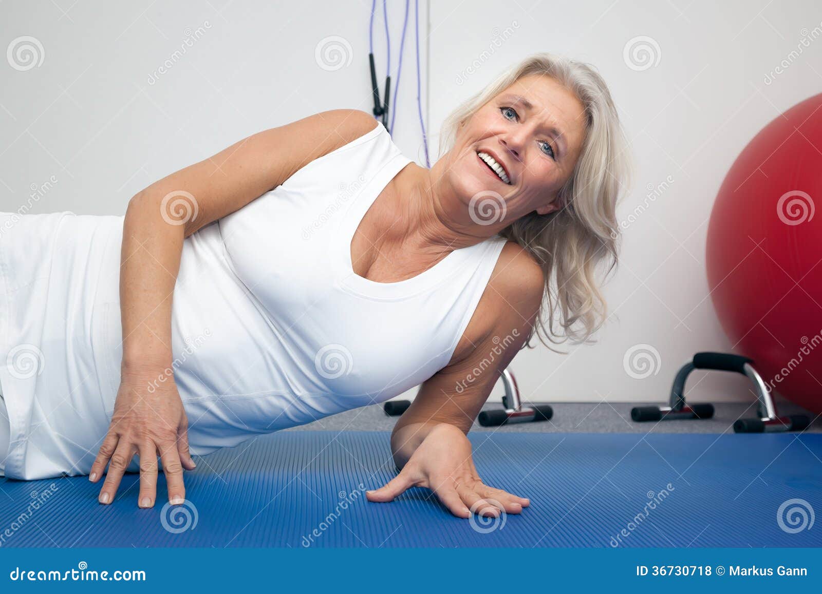 Fitness mature woman stock photo. Image of fitness, active - 36730718