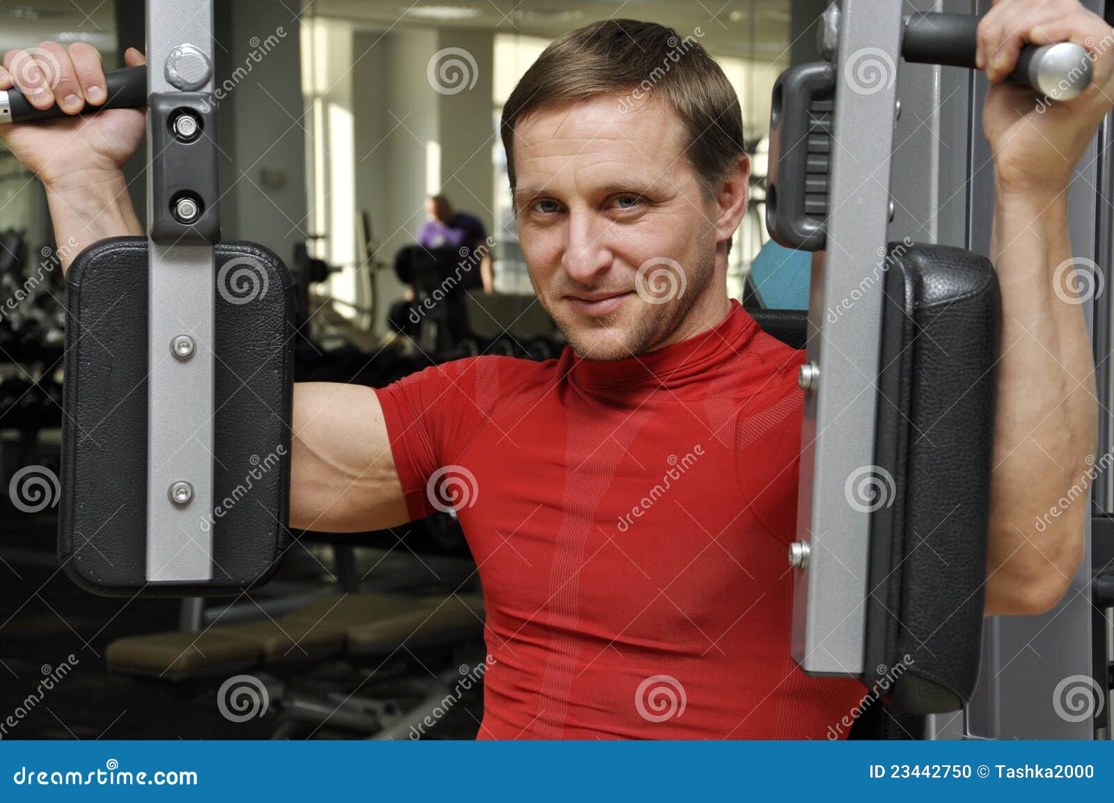 Fitness men exercising stock photo. Image of training - 23442750