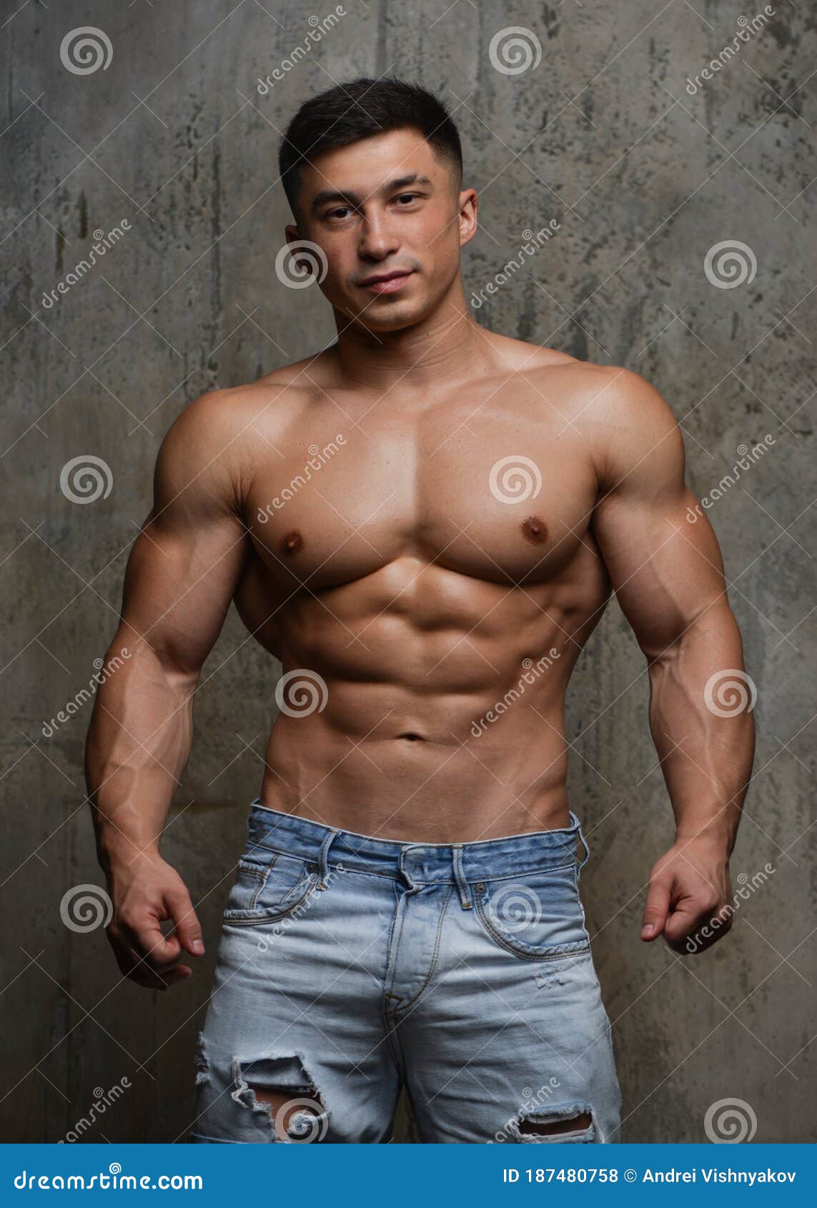 Fitness model stock photo. Image of muscle, pecs, exercise - 187480758