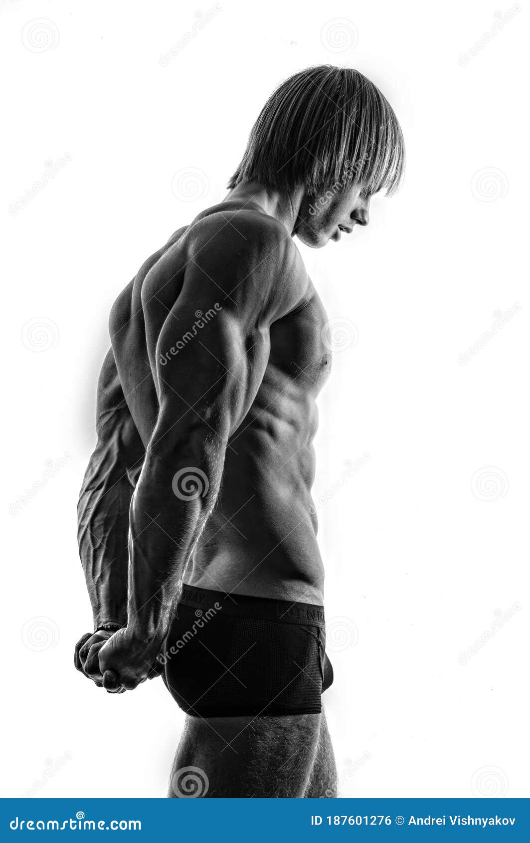 Fitness model stock photo. Image of athlete, macho, abdominal - 187601276